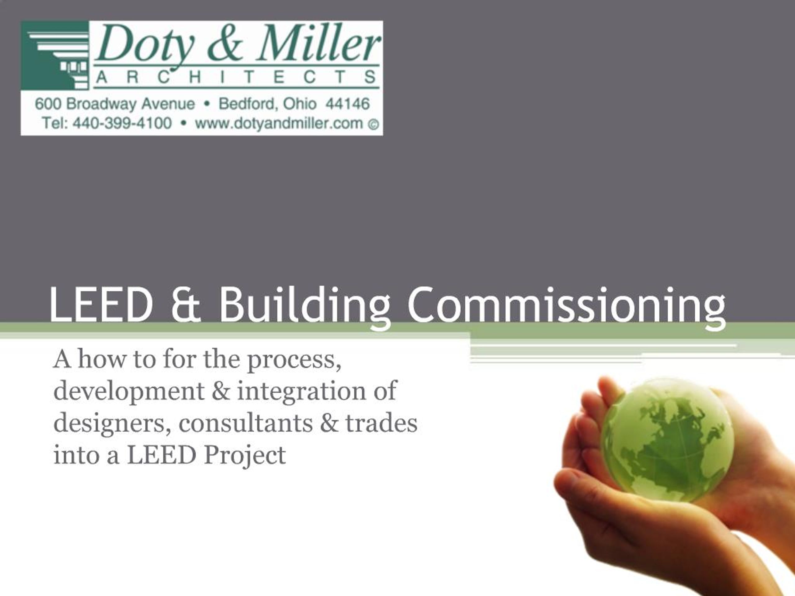 PPT - LEED Building Commissioning PowerPoint Presentation, free ...