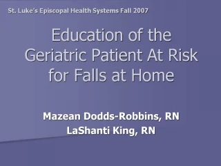 PPT - Screening Tools and Evidence-Based Exercise for the Patient At ...