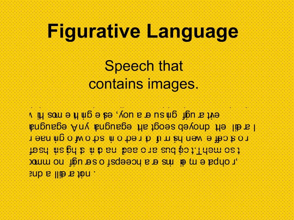 PPT - Figurative Language PowerPoint Presentation, free download - ID ...