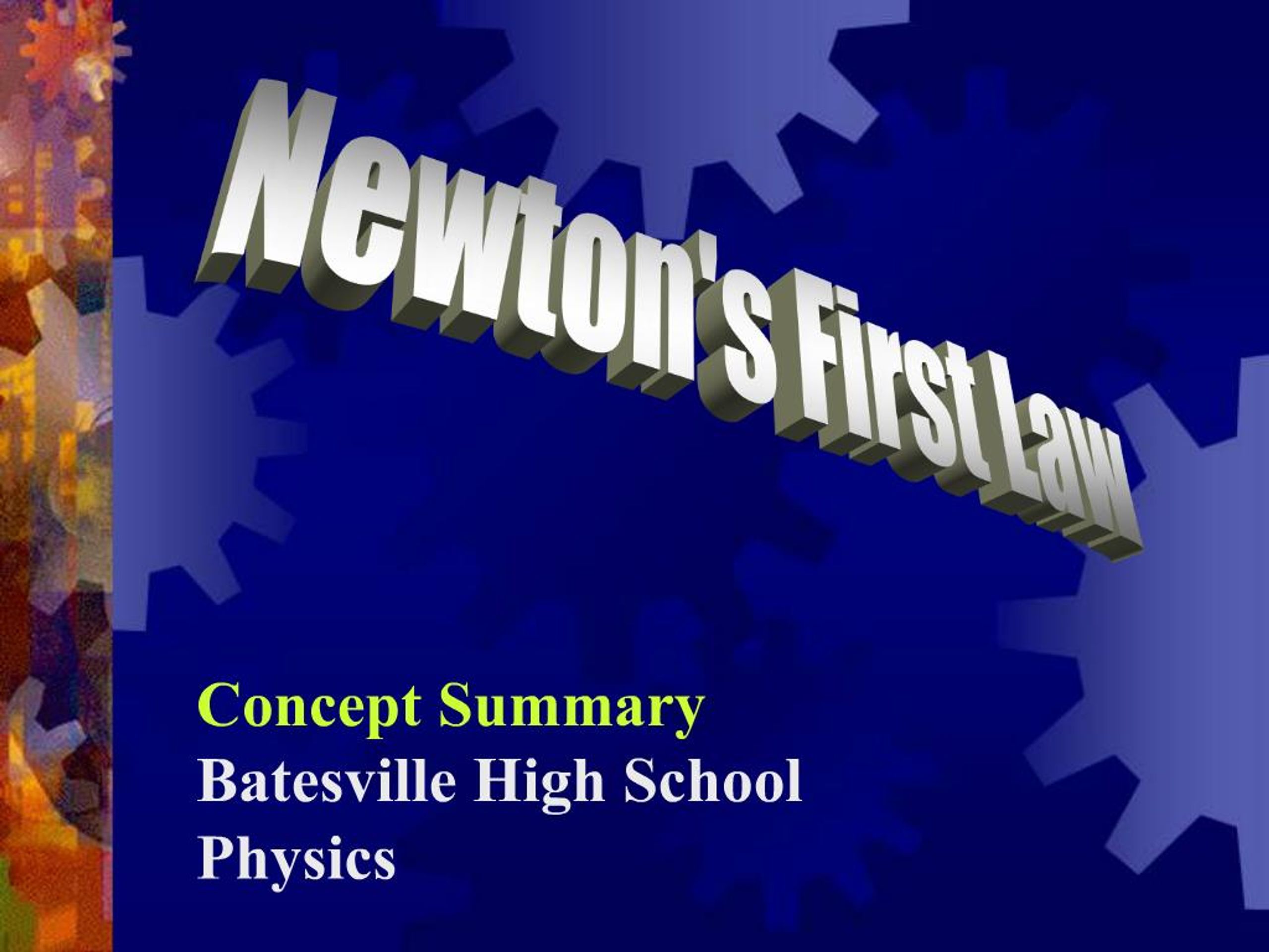 PPT - Newtons First Law PowerPoint Presentation, free download - ID:1144418