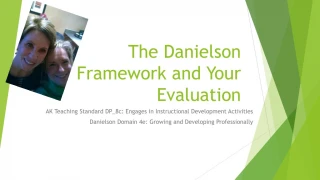 PPT - Danielson Framework for Teaching (Page 16 of the Teacher Process ...