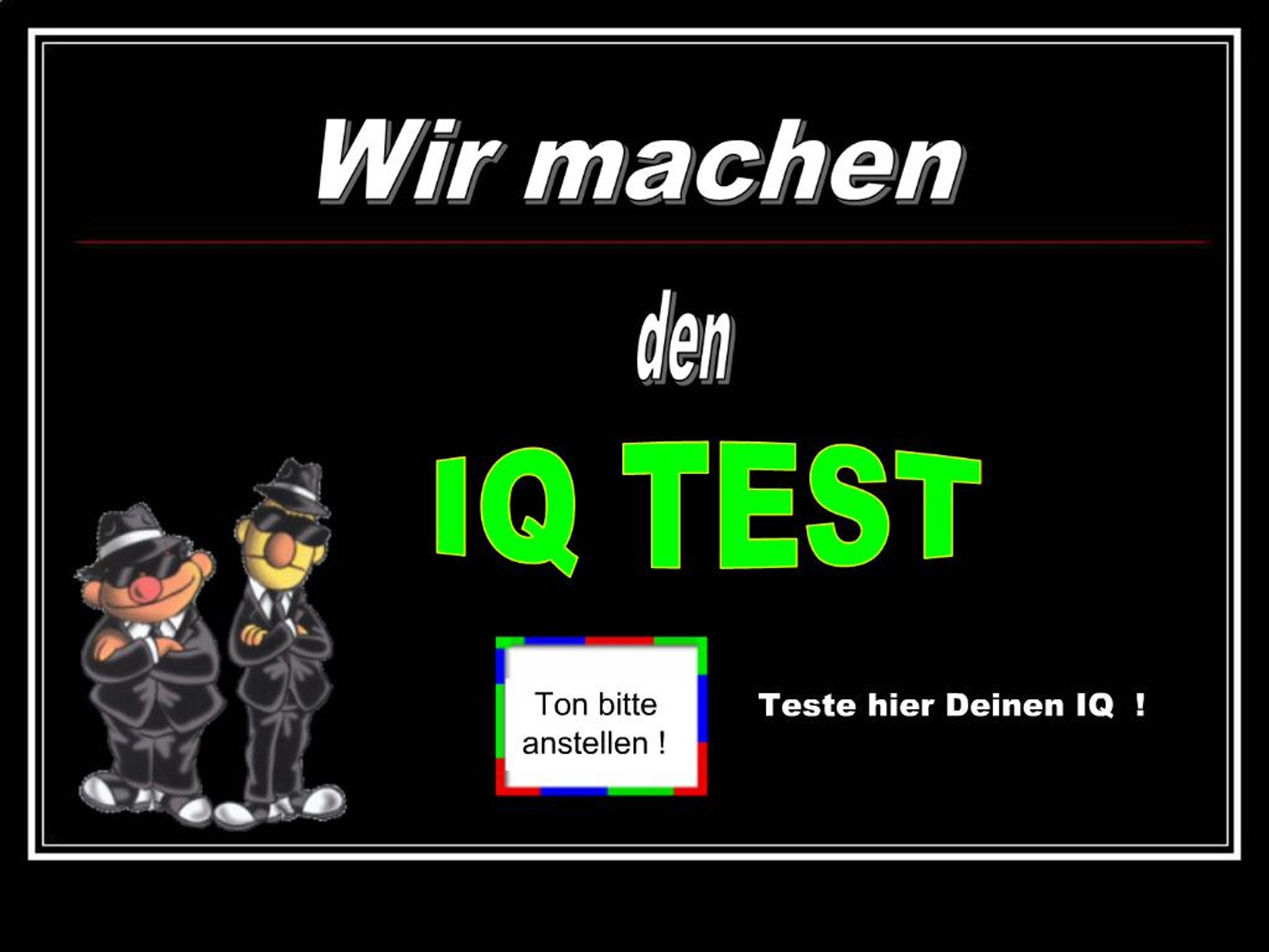 PPT - IQ TEST PowerPoint Presentation, free download - ID:1148911