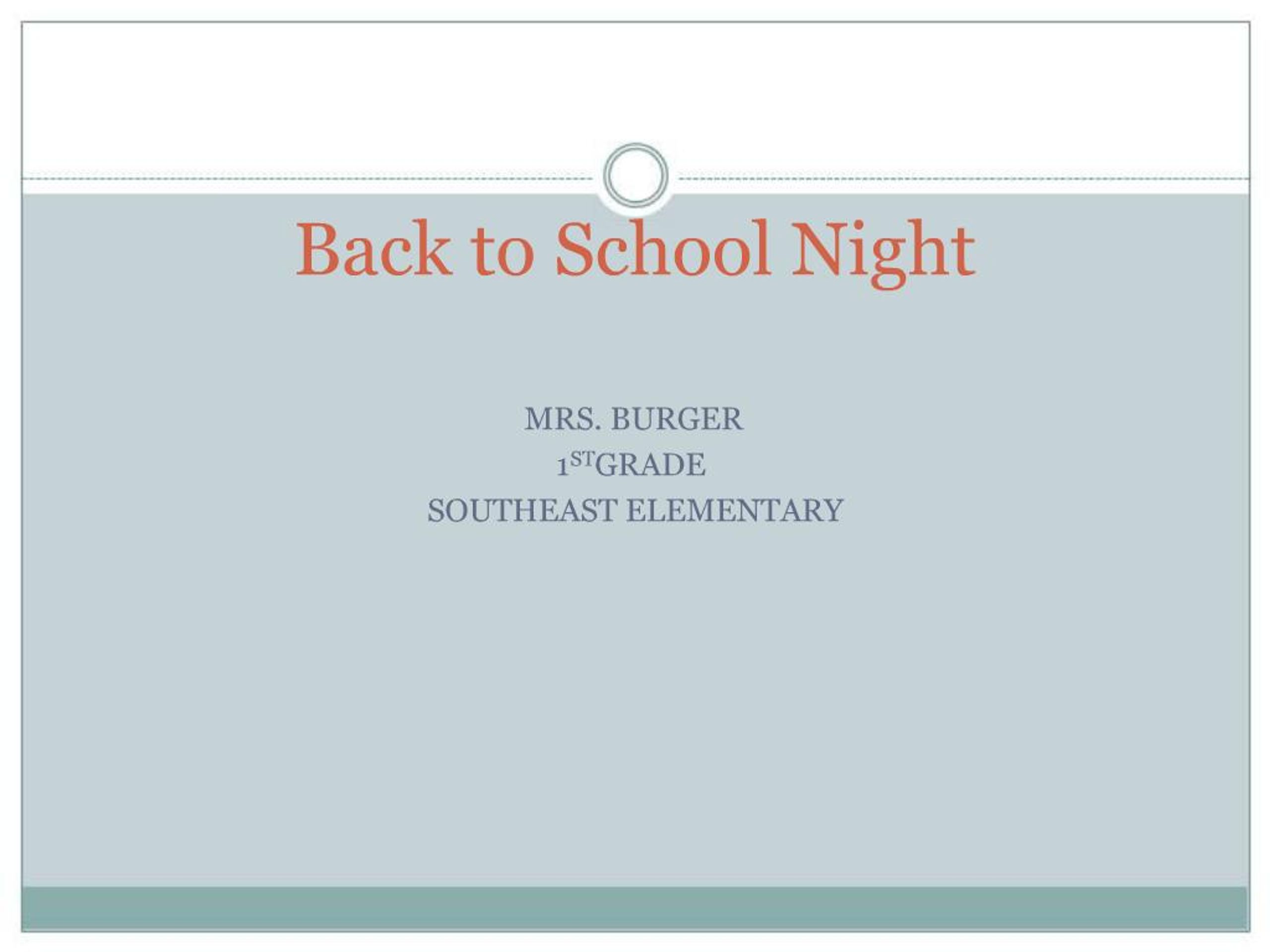 PPT - Back to School Night PowerPoint Presentation, free download - ID ...