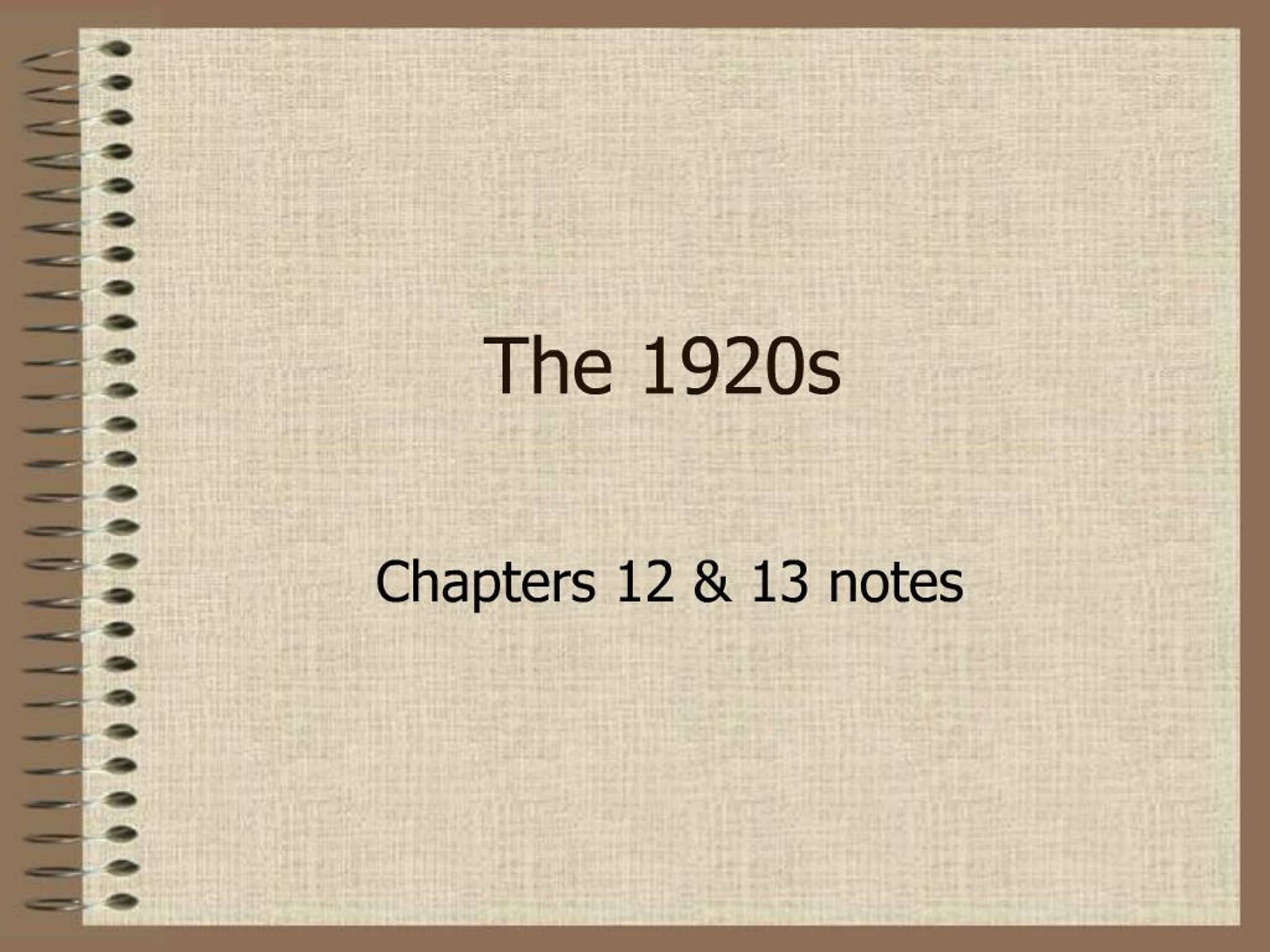 PPT - The 1920s PowerPoint Presentation, free download - ID:1152042