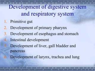 PPT - Embryology: Development of digestive system PowerPoint ...