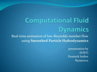 PPT - Fluid Dynamics PowerPoint Presentation, free download - ID:1933765