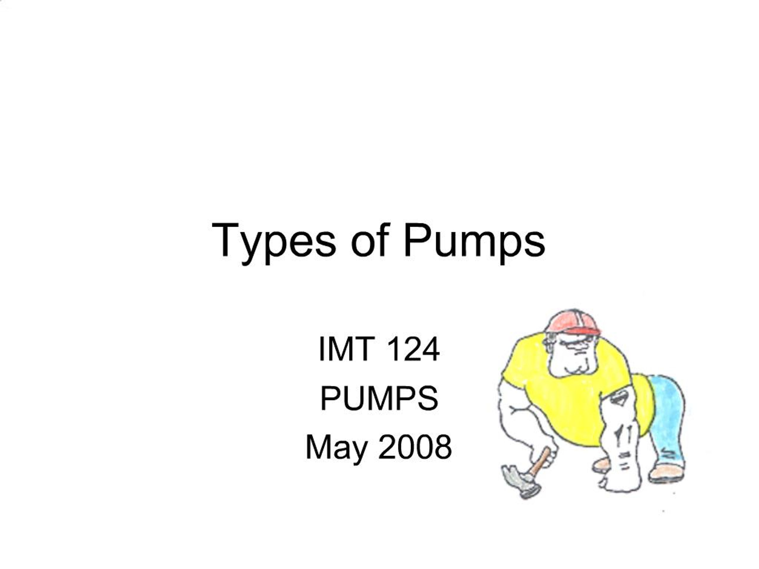 PPT - Types of Pumps PowerPoint Presentation, free download - ID:1159498