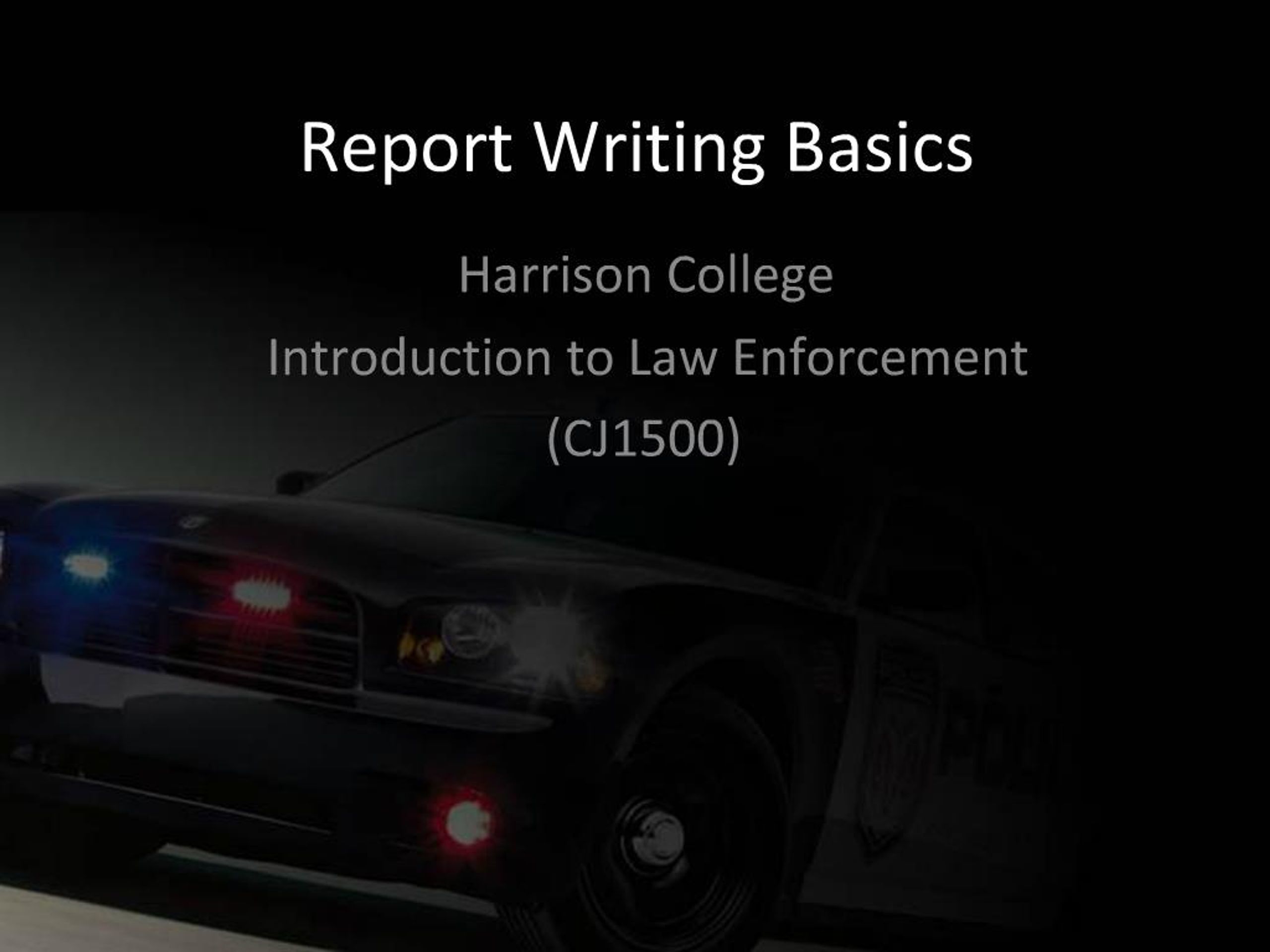 PPT - Report Writing Basics PowerPoint Presentation, free download - ID ...