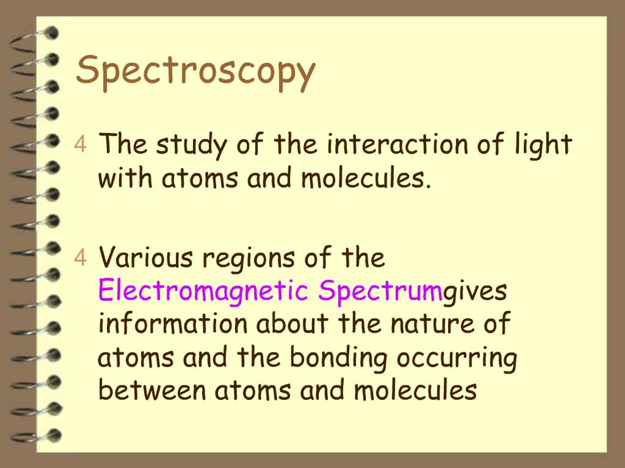 PPT - Spectroscopy PowerPoint Presentation, free download - ID:1165416