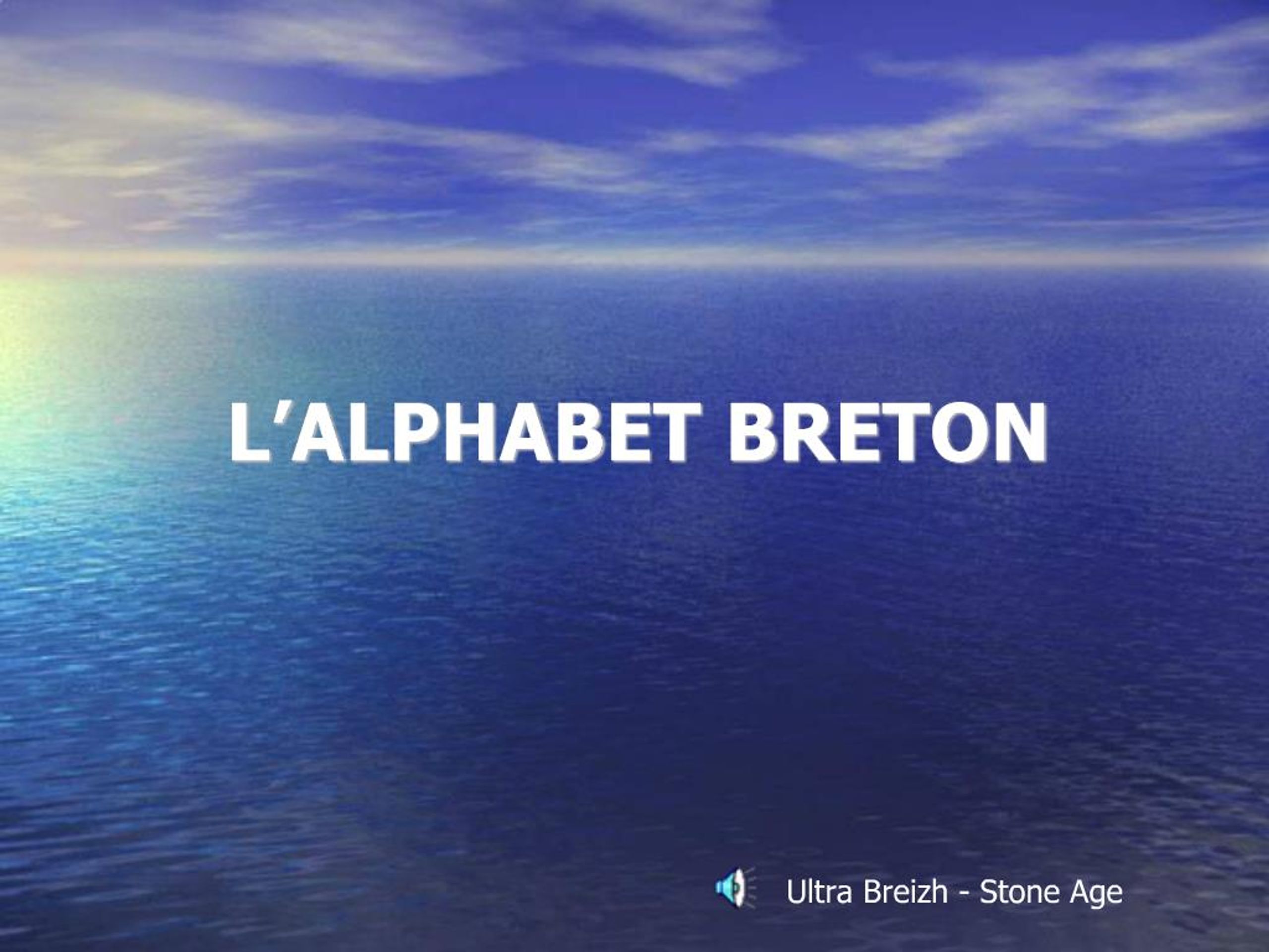 PPT - L ALPHABET BRETON PowerPoint Presentation, free download - ID:1179300