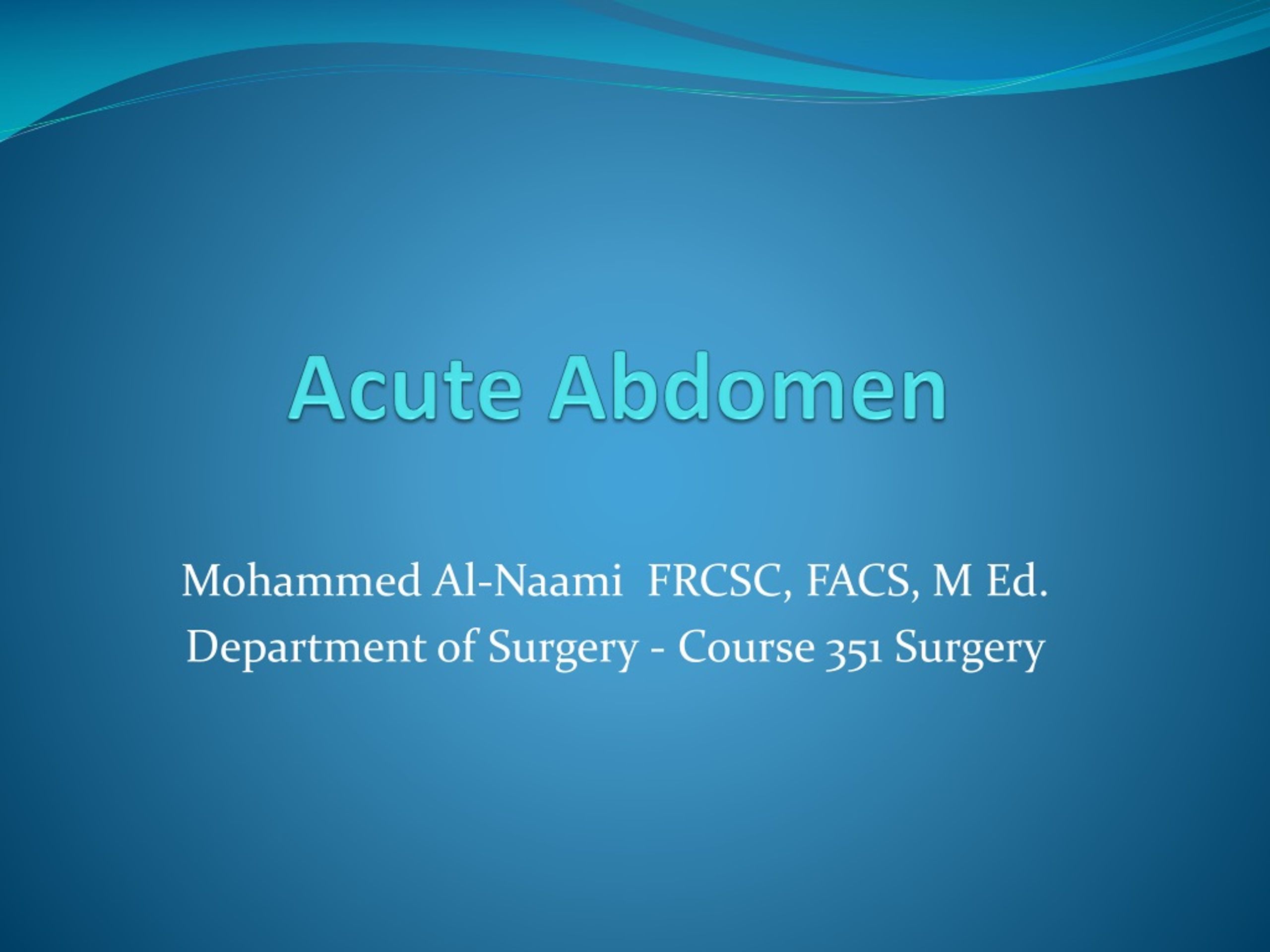 PPT - Acute Abdomen PowerPoint Presentation, free download - ID:1181624