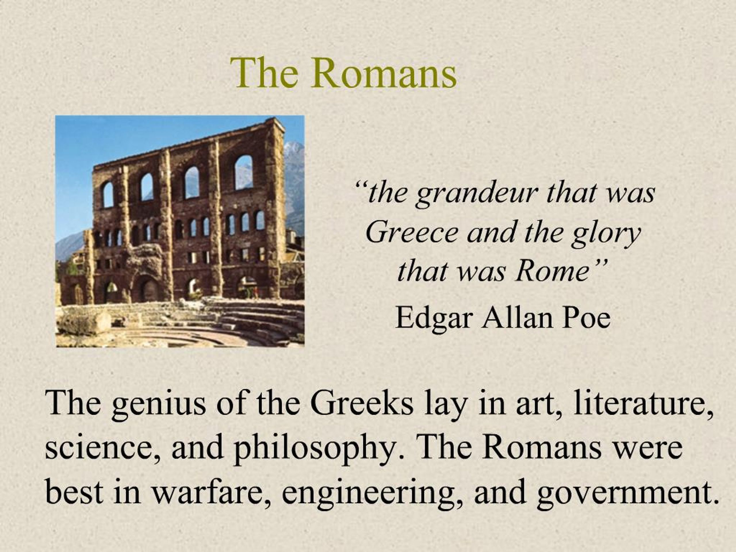 PPT - The Romans PowerPoint Presentation, free download - ID:1184594