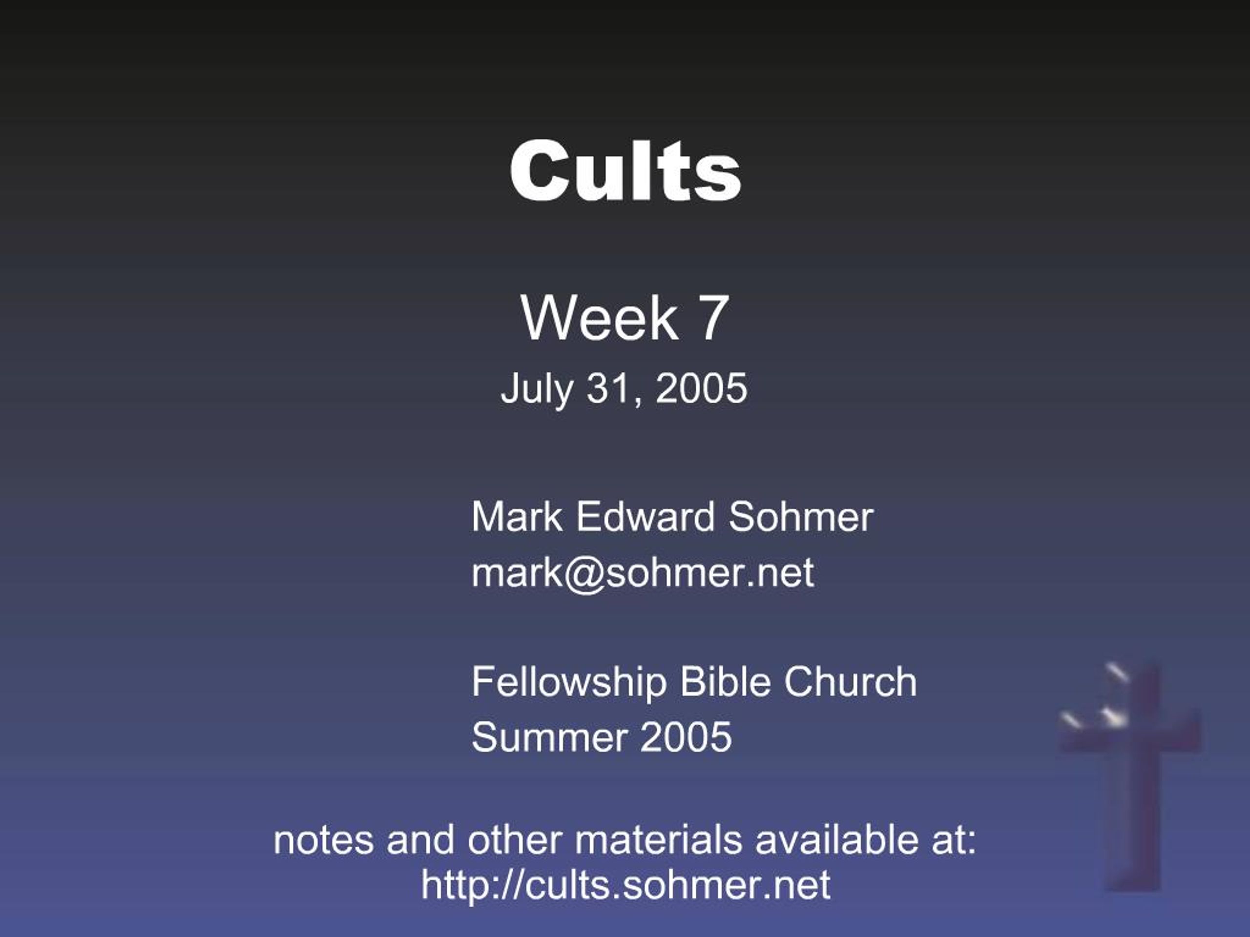 PPT - Cults PowerPoint Presentation, free download - ID:1190312