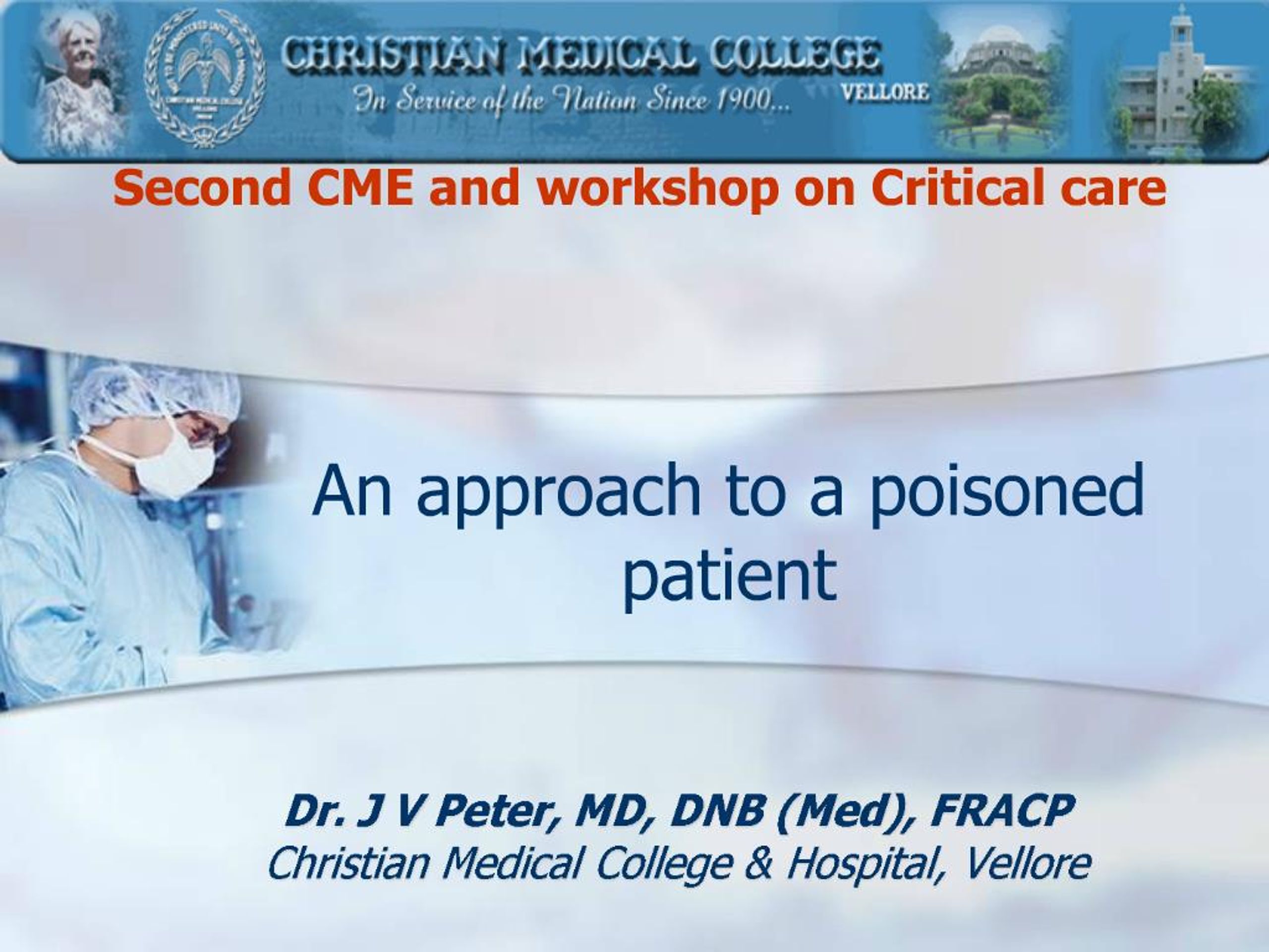 PPT - An approach to a poisoned patient PowerPoint Presentation, free ...