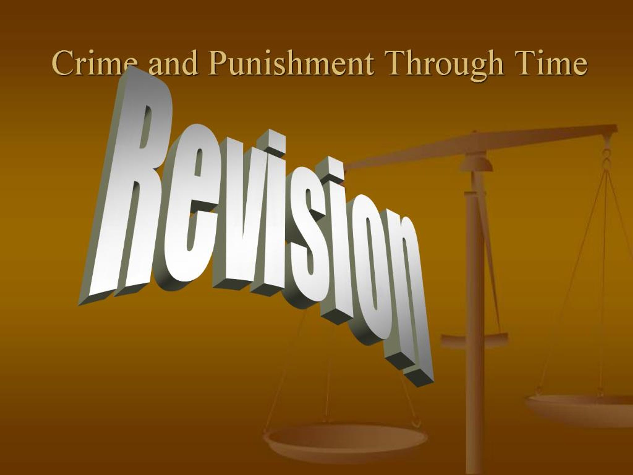 PPT - Crime and Punishment Through Time PowerPoint Presentation, free ...