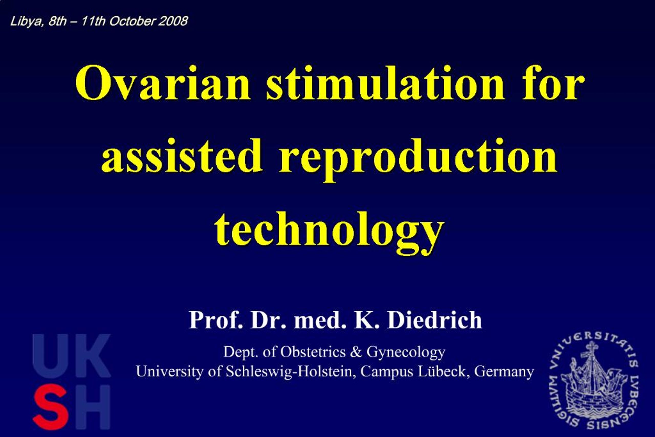 PPT - Ovarian stimulation for assisted reproduction technology ...