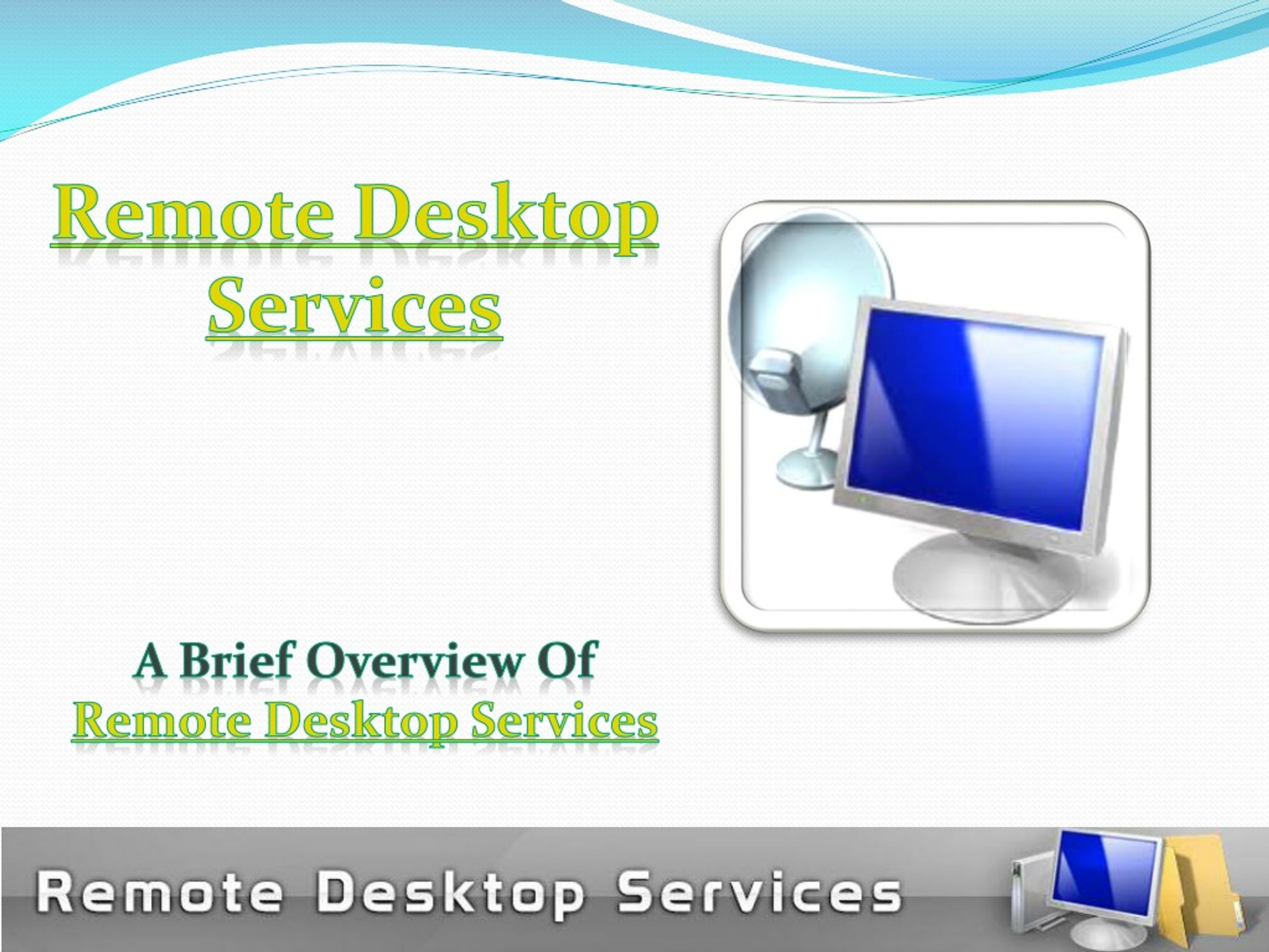 PPT - Remote Desktop Services PowerPoint Presentation, free download ...