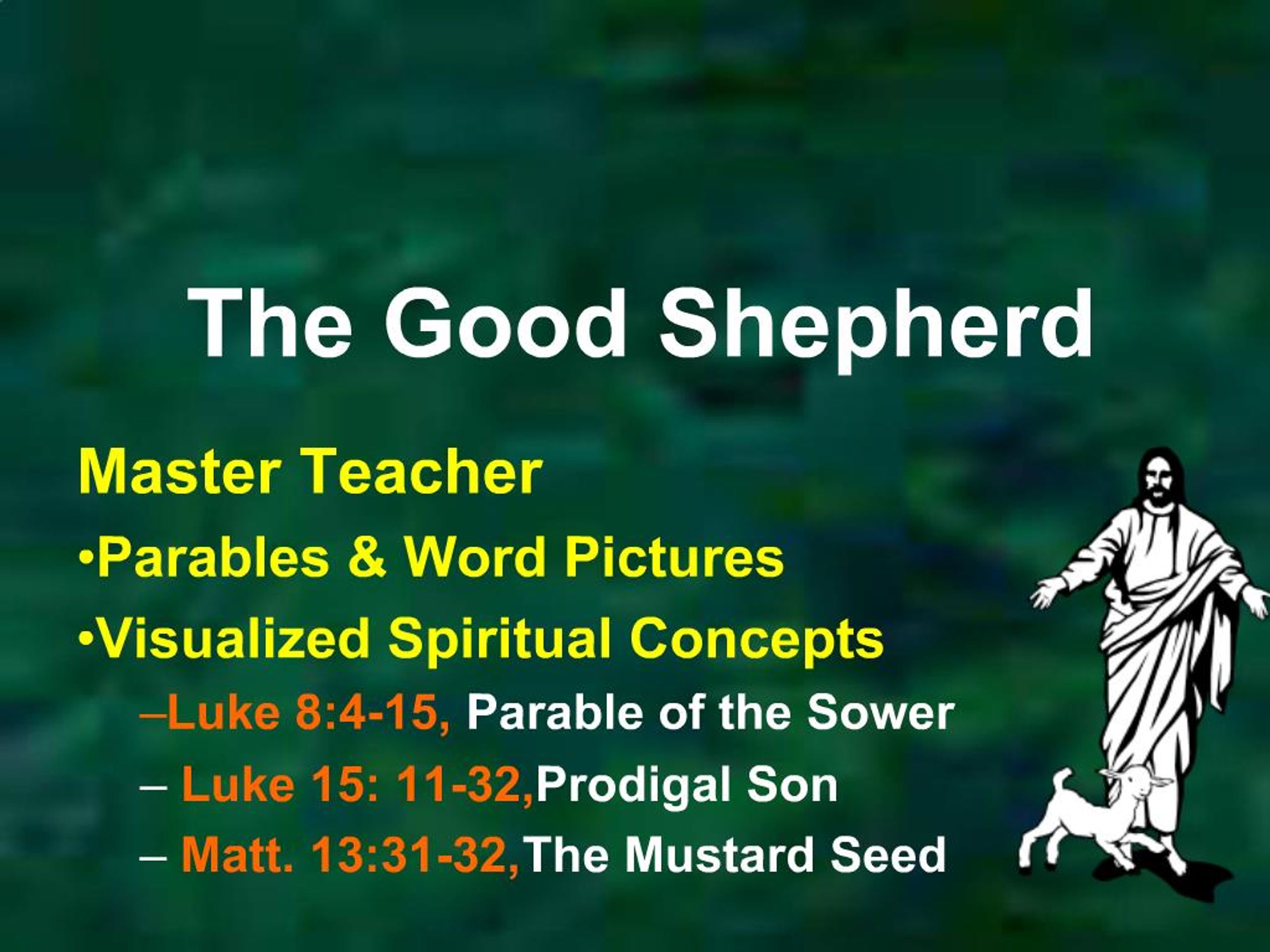 PPT - The Good Shepherd PowerPoint Presentation, free download - ID:1199906