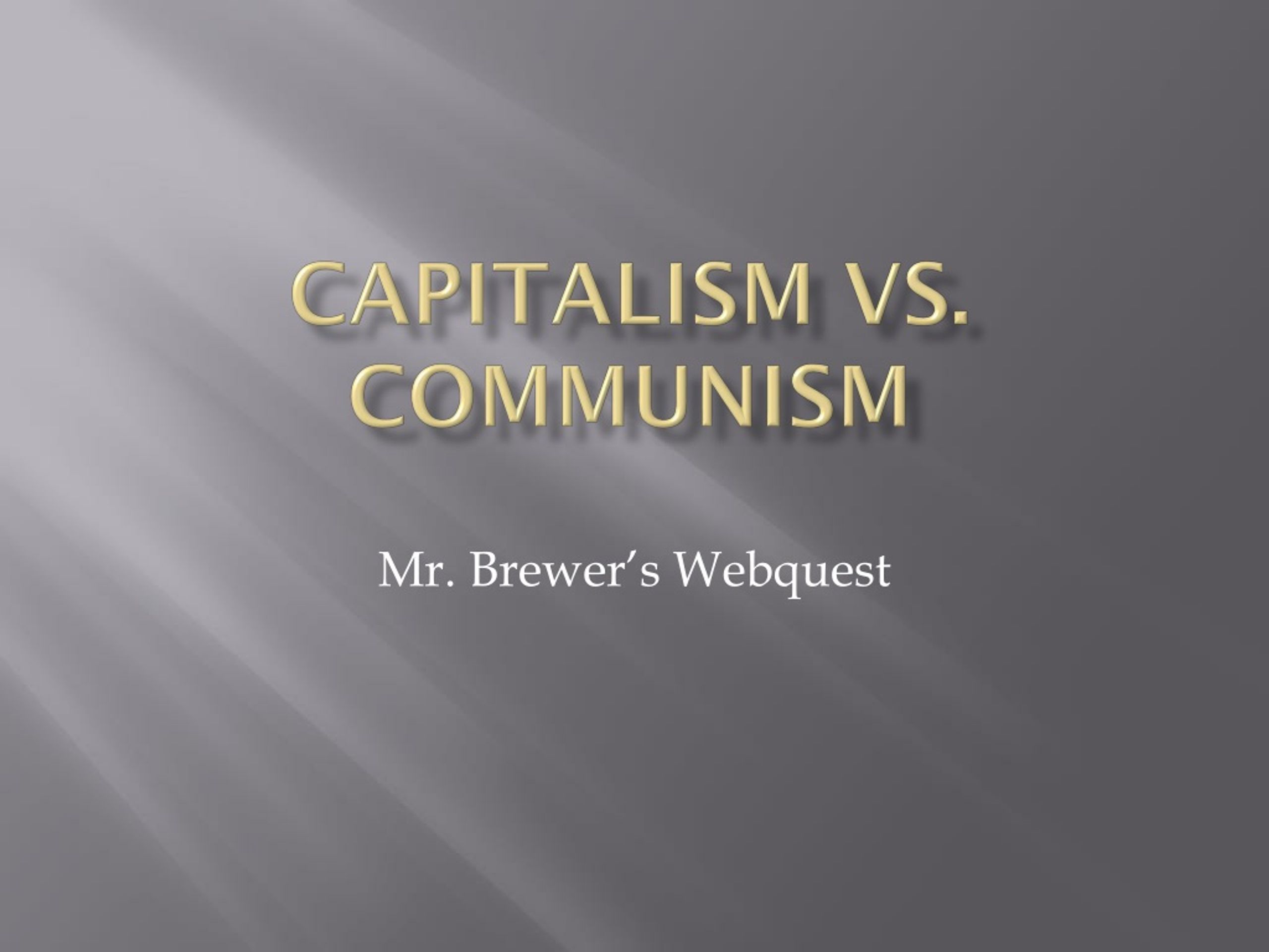 PPT - Capitalism Vs. Communism PowerPoint Presentation, free download ...