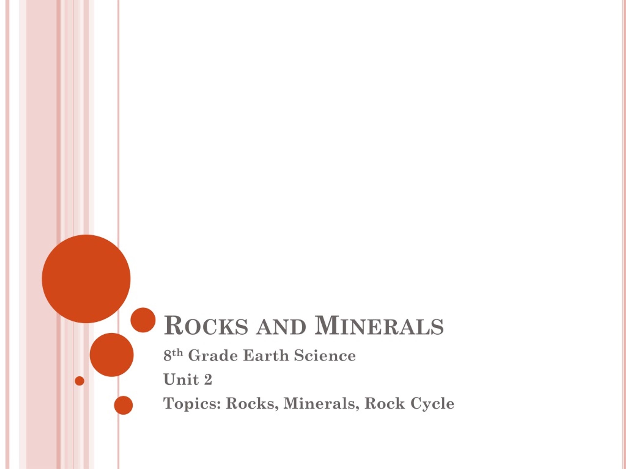 PPT - Rocks and Mineral PowerPoint Presentation, free download - ID:1200509