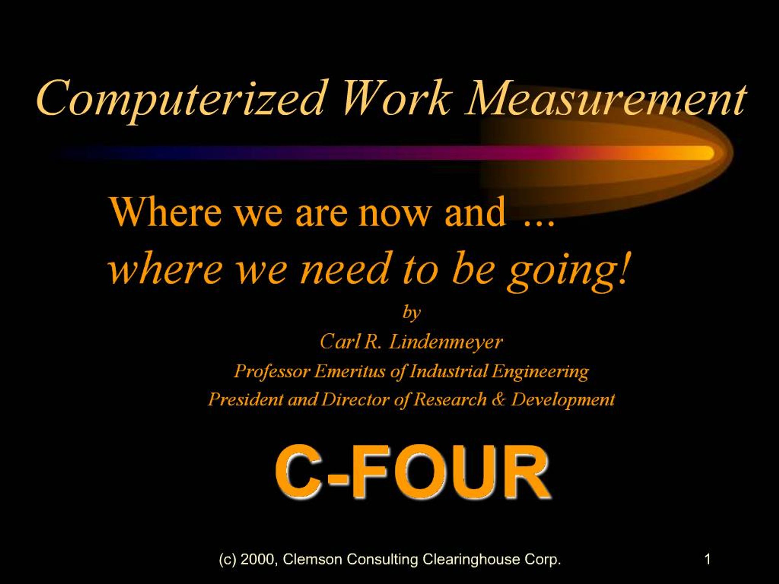 PPT - Computerized Work Measurement PowerPoint Presentation, free ...
