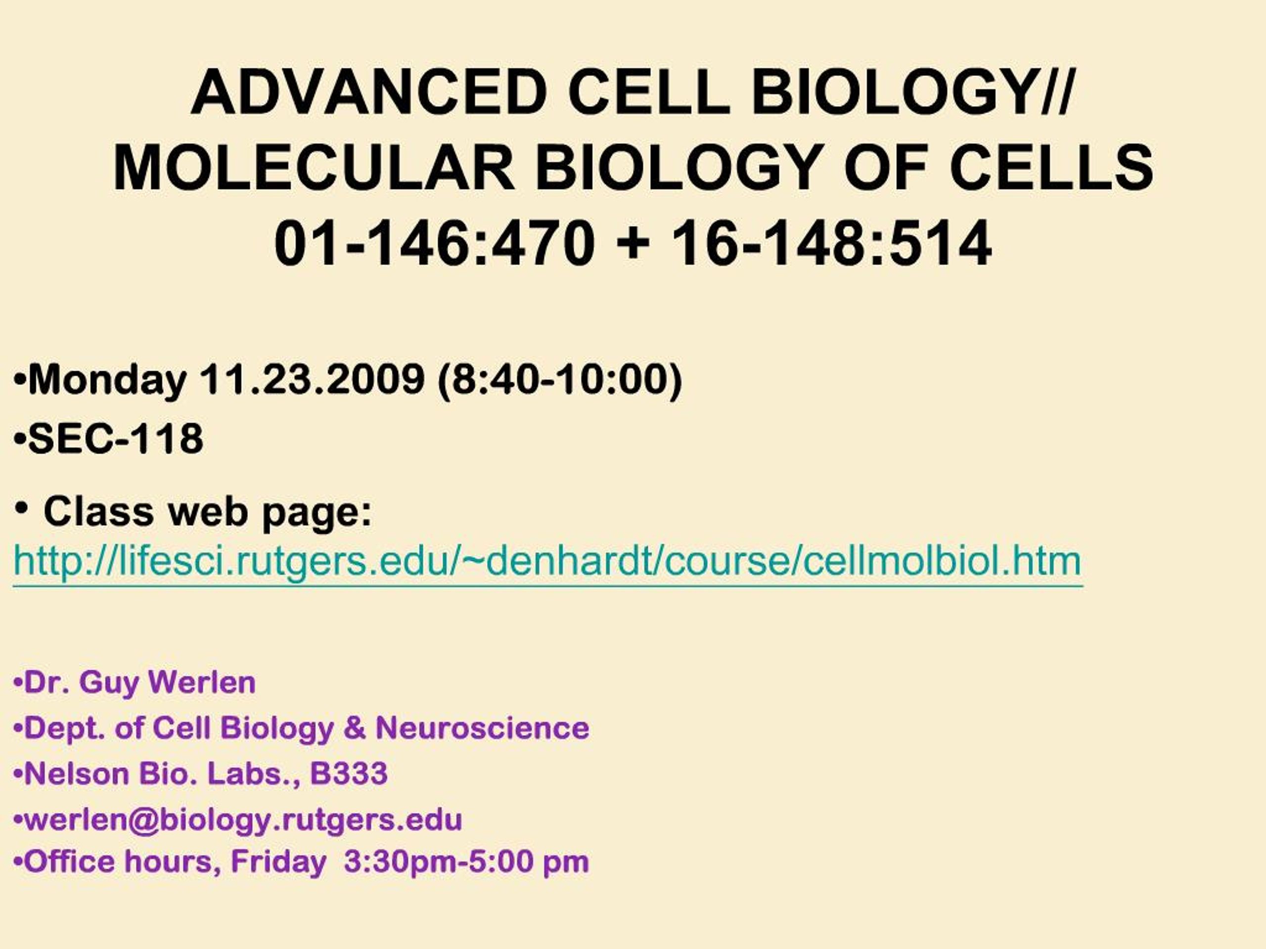 PPT - ADVANCED CELL BIOLOGY PowerPoint Presentation, free download - ID ...