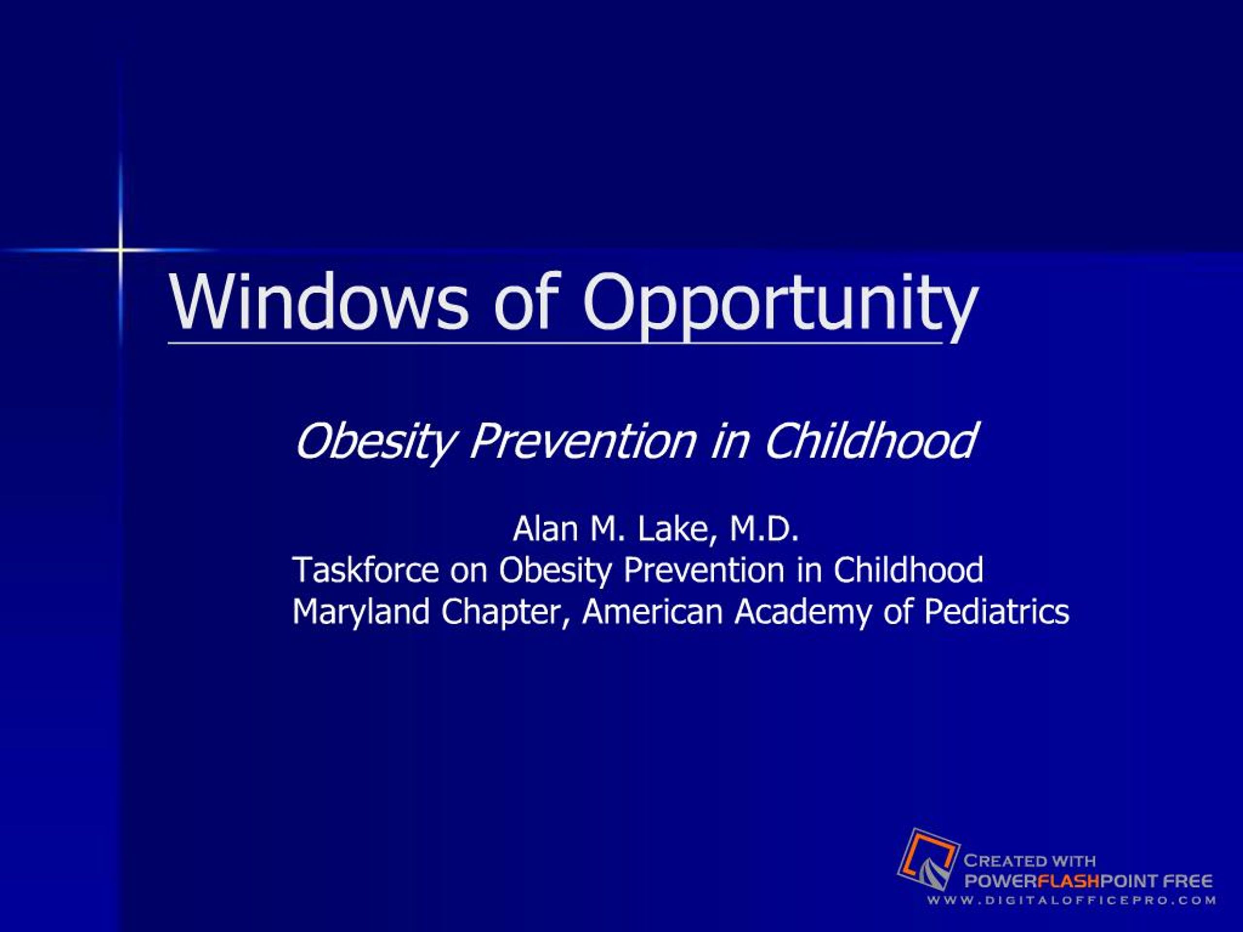PPT - windows of opportunity PowerPoint Presentation, free download ...
