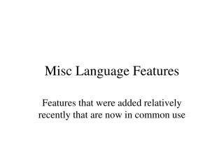 PPT - Design features of language PowerPoint Presentation, free ...