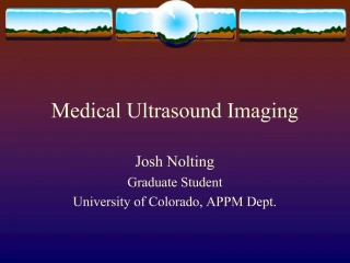 PPT - Basic Principles of Ultrasound Imaging PowerPoint Presentation ...