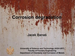 PPT - Corrosion and Degradation of Materials PowerPoint Presentation ...