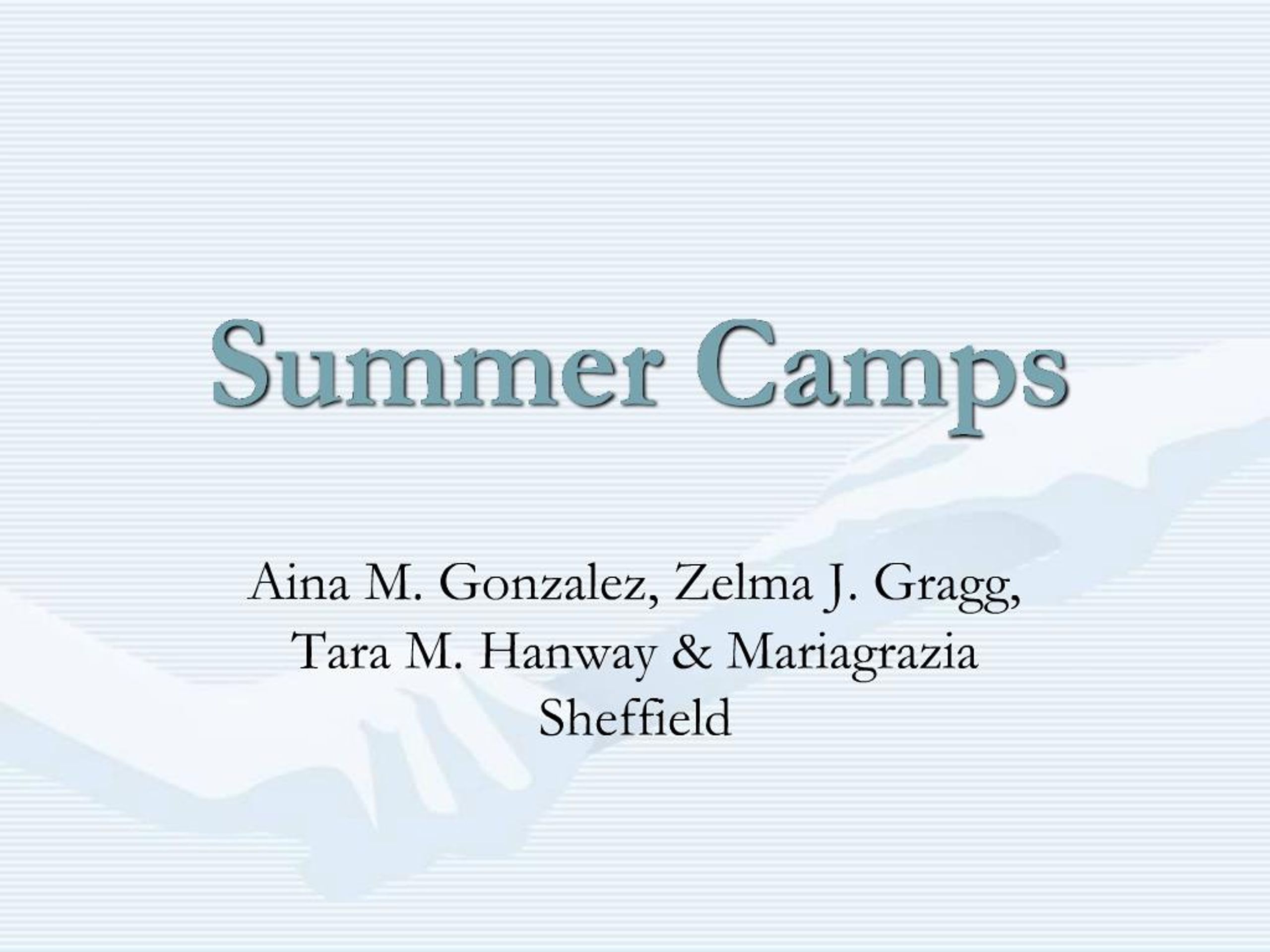 PPT - Summer Camps PowerPoint Presentation, free download - ID:1234084