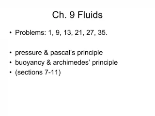 PPT - Ch 4 Fluids in Motion PowerPoint Presentation, free download - ID ...