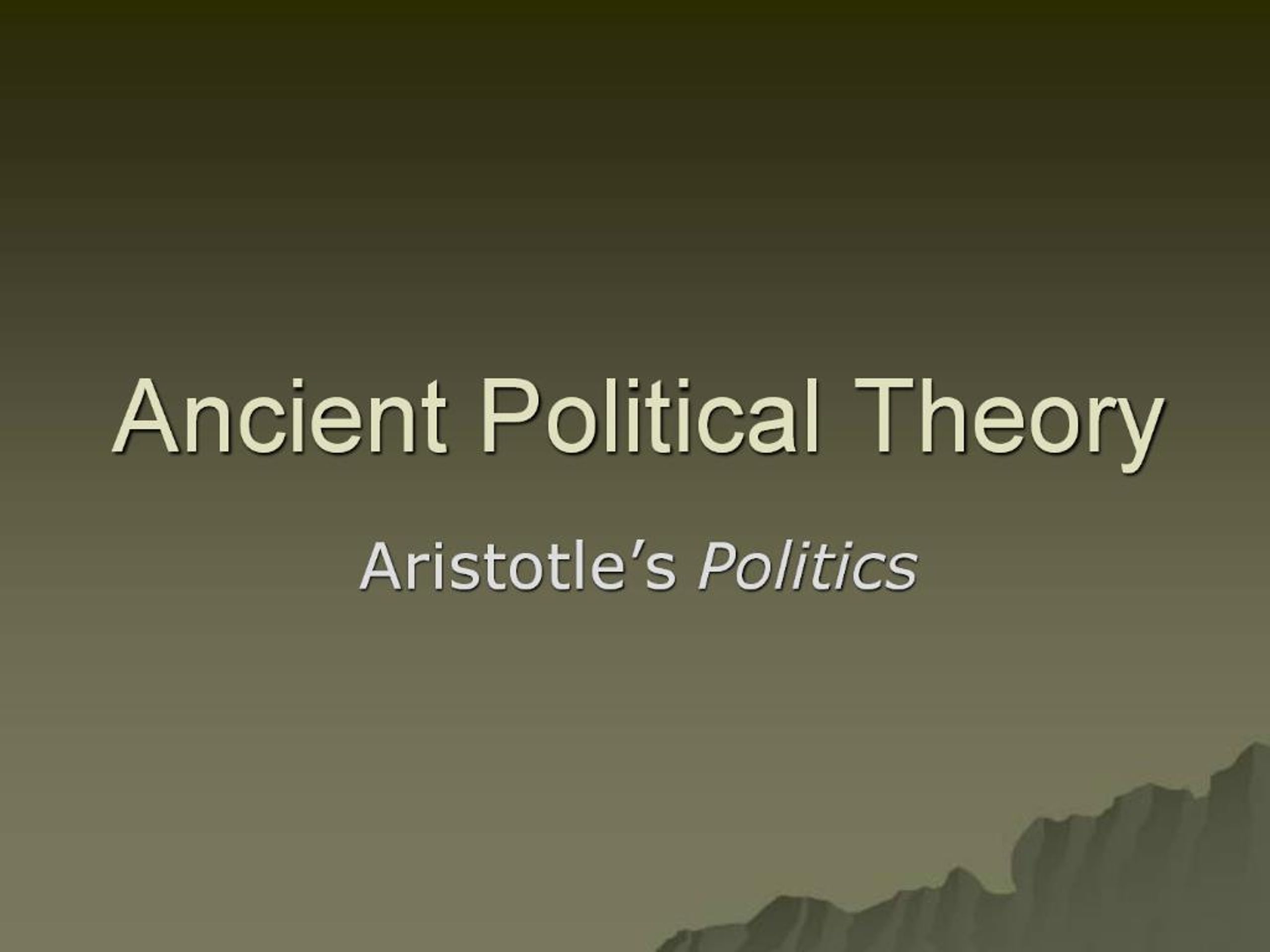 PPT - Ancient Political Theory PowerPoint Presentation, free download ...