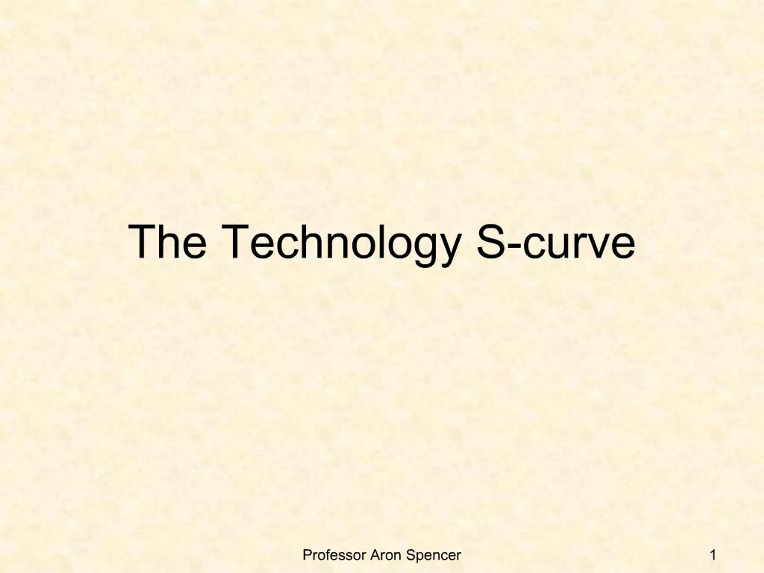 PPT - The Technology S-curve PowerPoint Presentation, free download ...