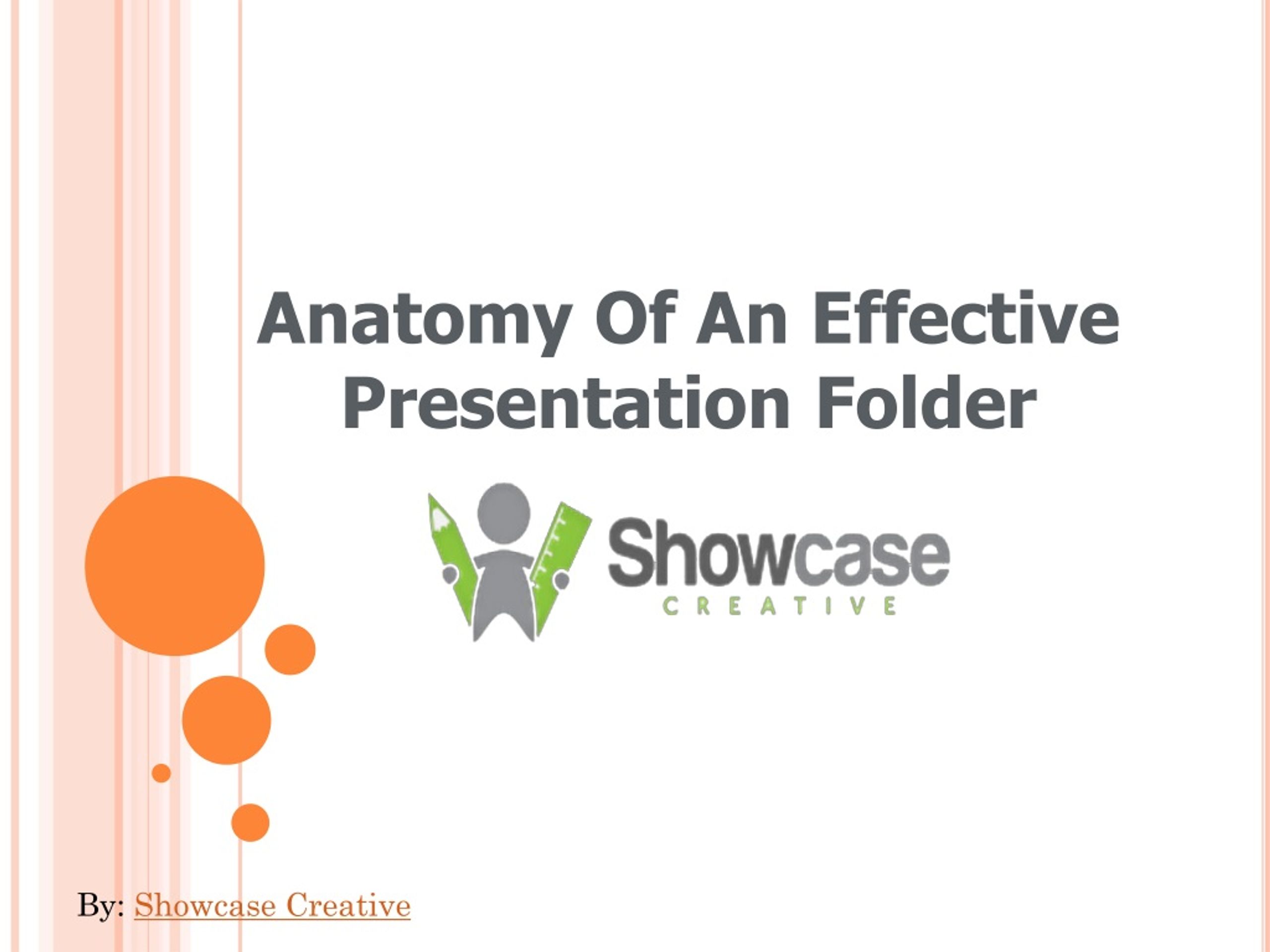 PPT - Anatomy of an Effective Presentation Folder PowerPoint ...