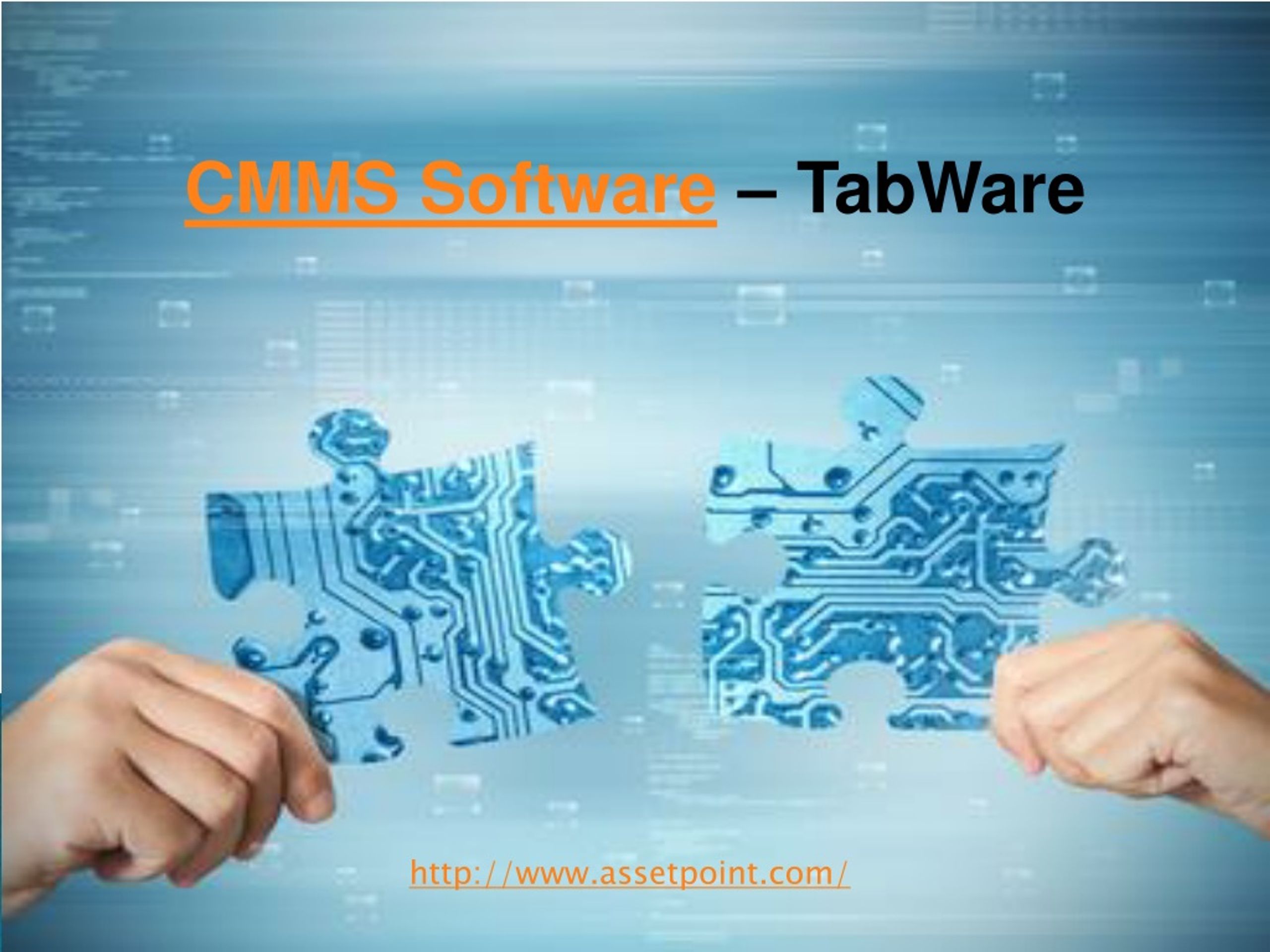 PPT - CMMS Software - TabWare PowerPoint Presentation, free download ...