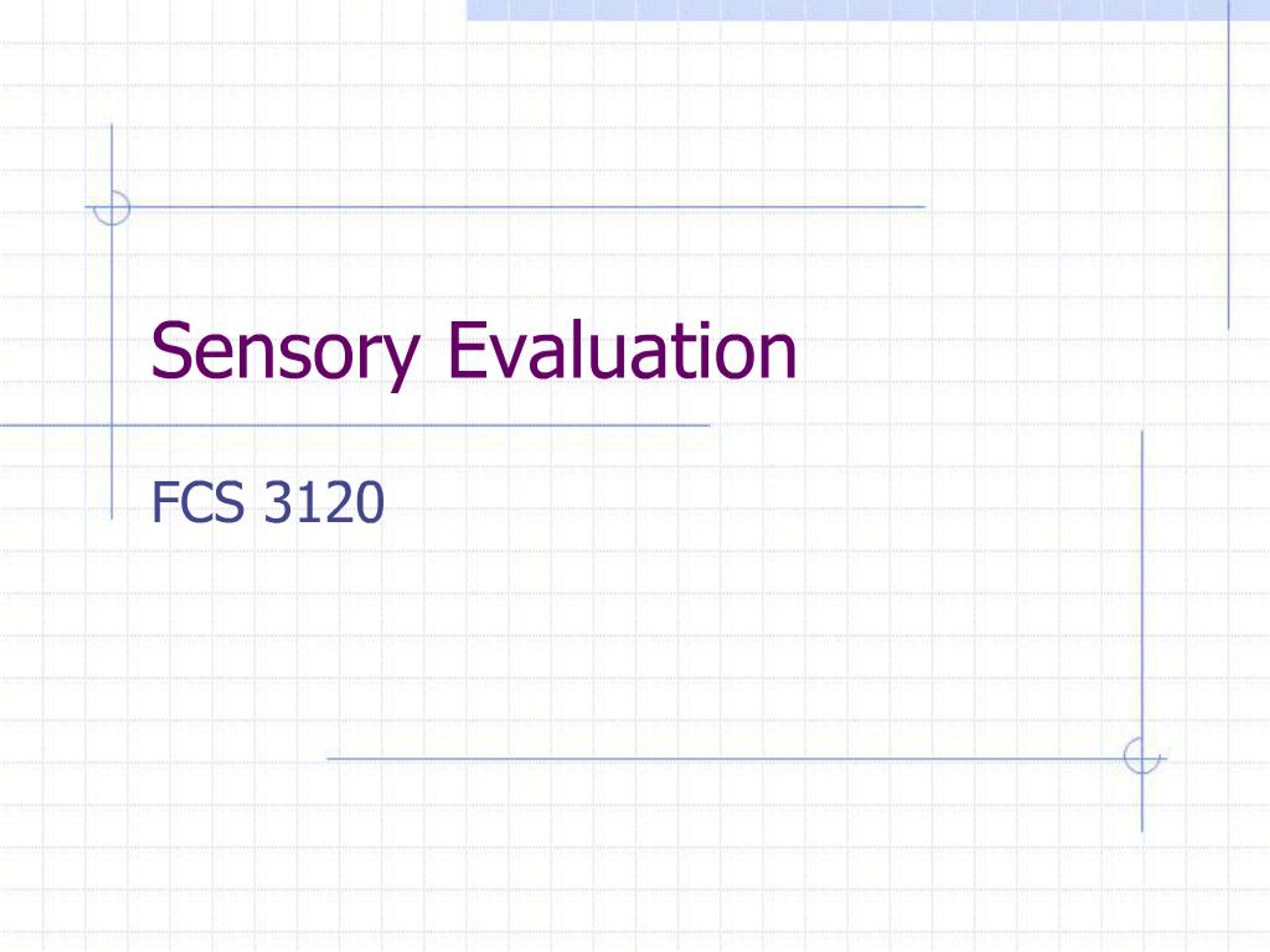 PPT - Sensory Evaluation PowerPoint Presentation, free download - ID ...