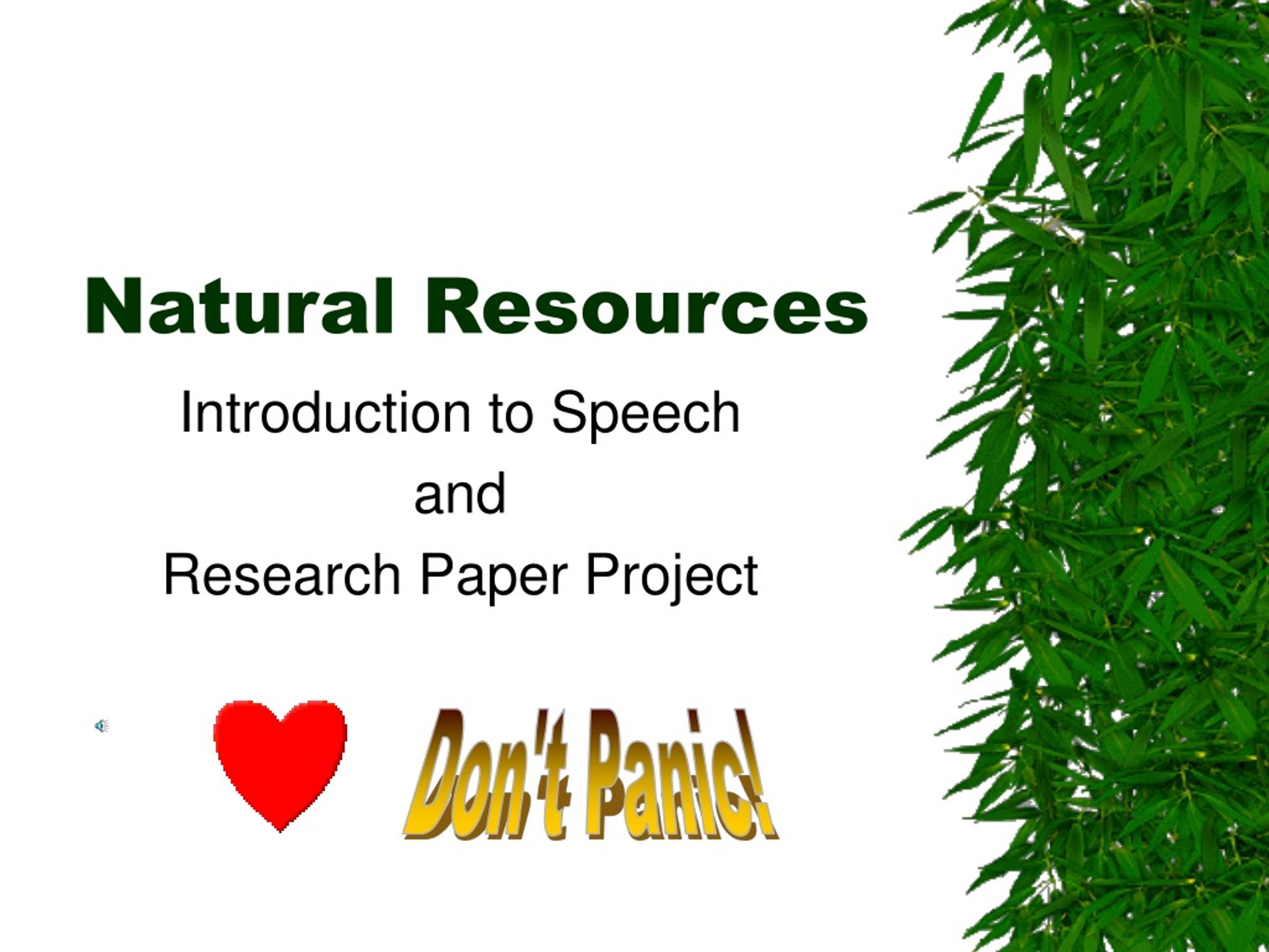 PPT - Natural Resources PowerPoint Presentation, free download - ID:1257297
