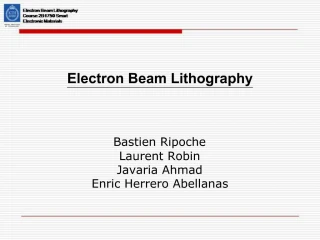 PPT - e-Beam Lithography PowerPoint Presentation, free download - ID:803255