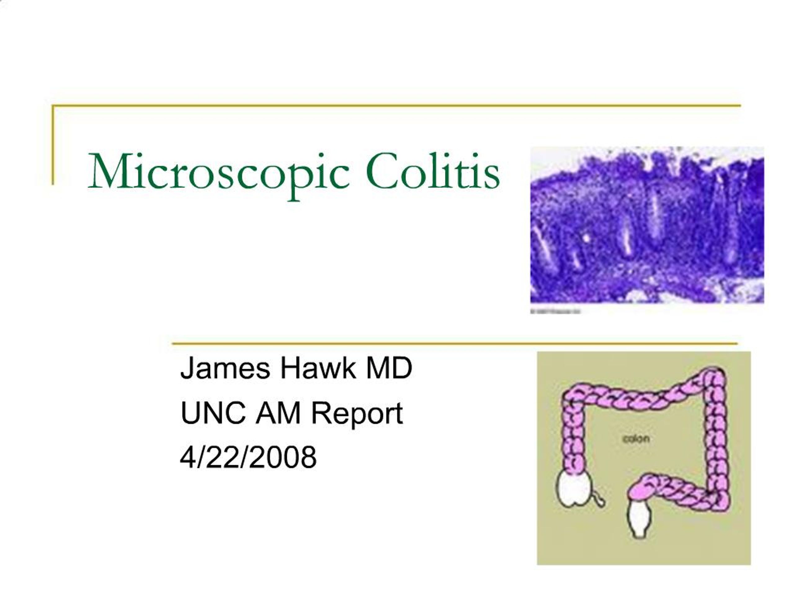 PPT - Microscopic Colitis PowerPoint Presentation, free download - ID ...