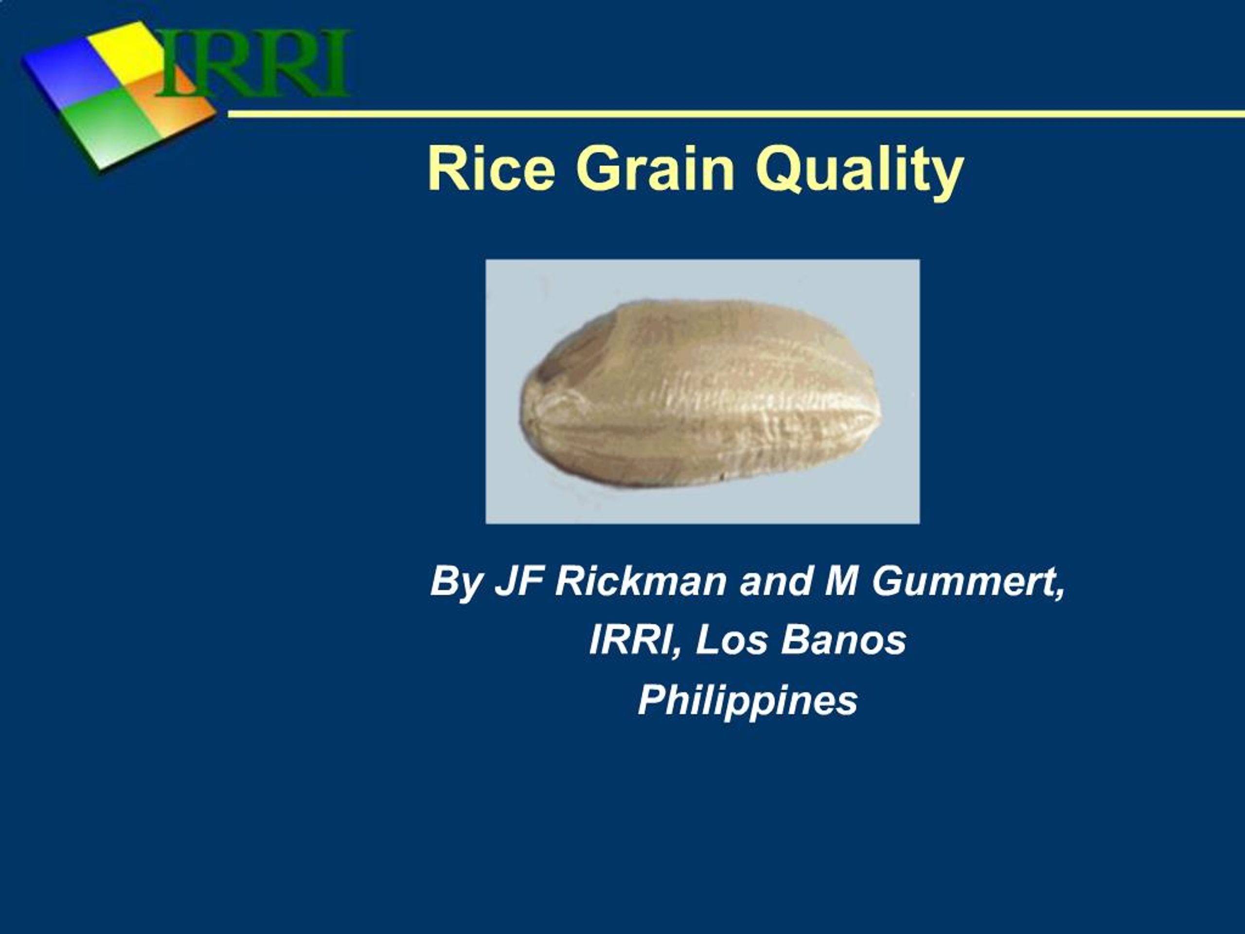 PPT - Rice Grain Quality PowerPoint Presentation, free download - ID ...
