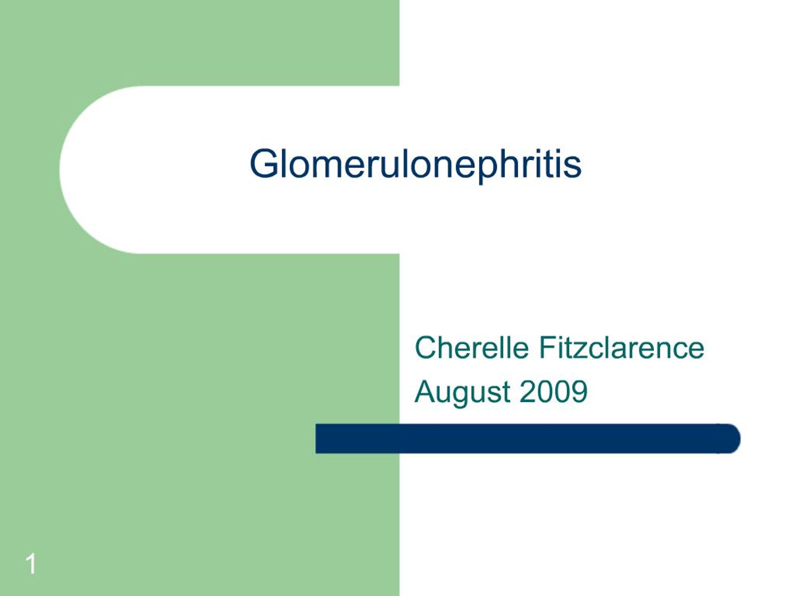 PPT - Glomerulonephritis PowerPoint Presentation, free download - ID ...
