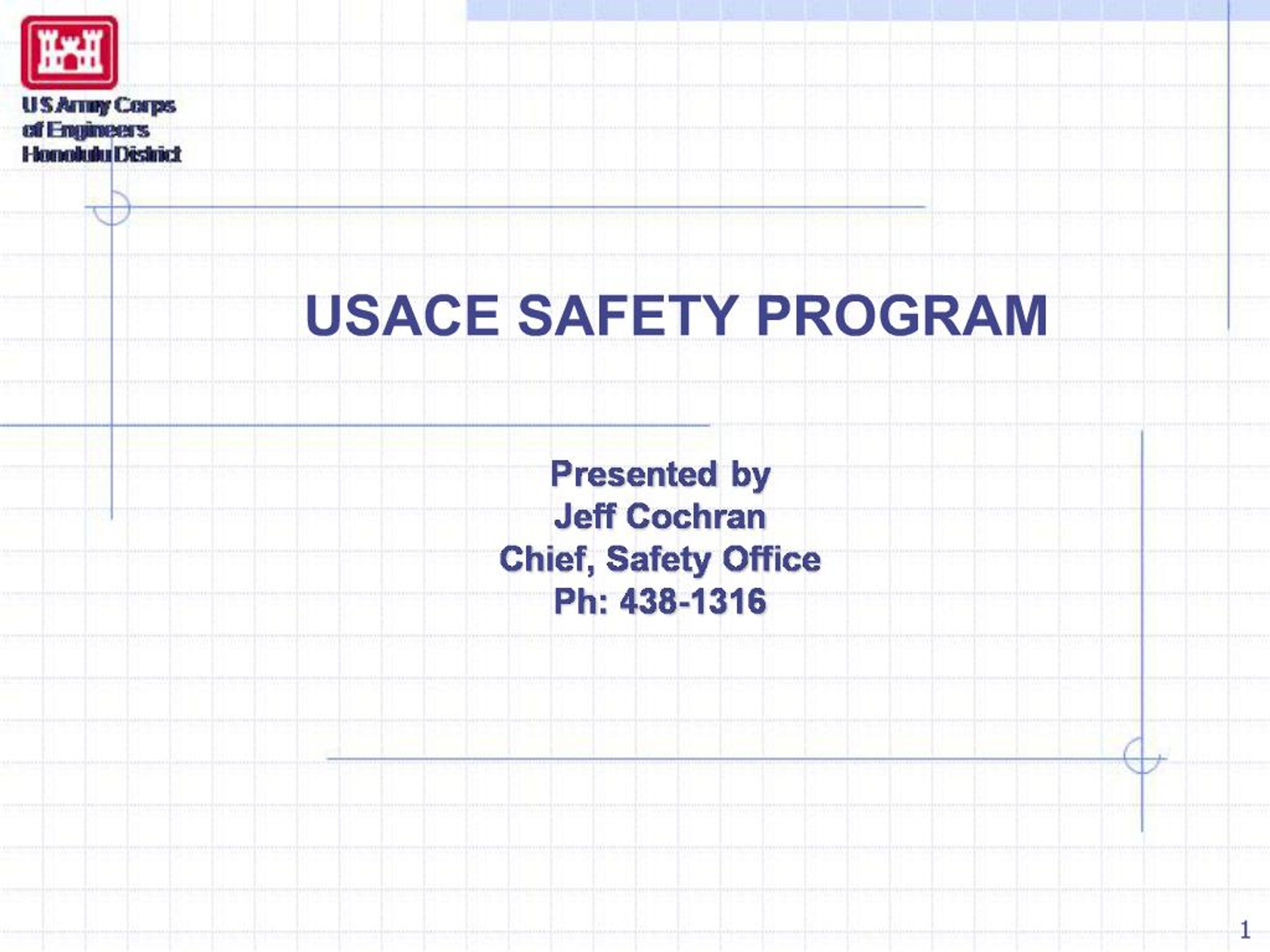 PPT - USACE SAFETY PROGRAM PowerPoint Presentation, free download - ID ...