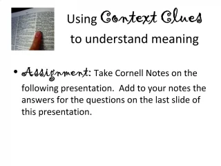 PPT - Meaning and Context PowerPoint Presentation, free download - ID ...