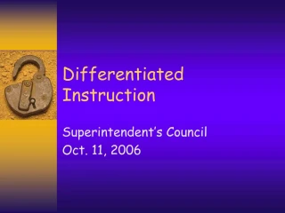 PPT - Differentiated Instruction for Diverse Learners PowerPoint ...