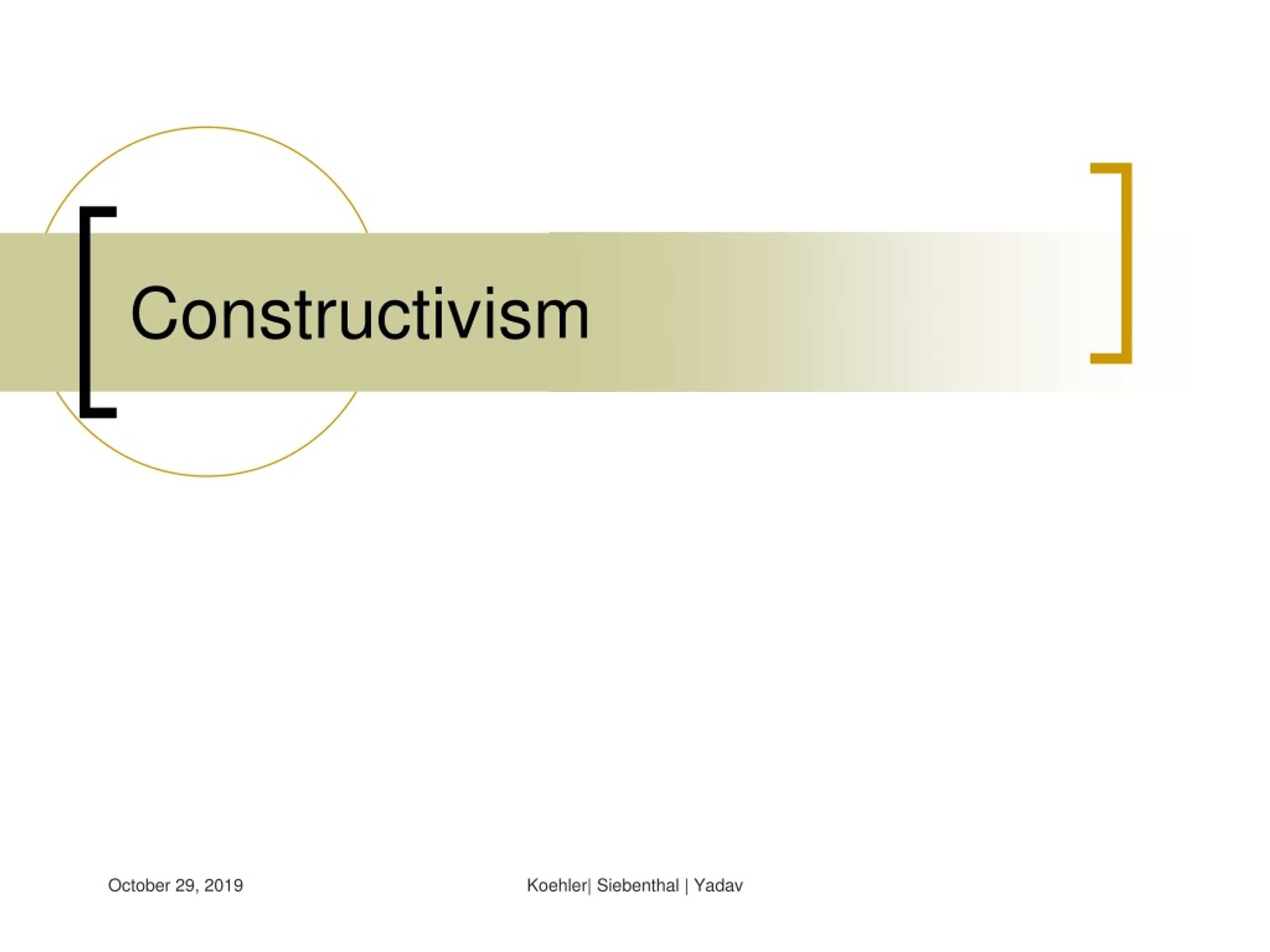PPT - Constructivism PowerPoint Presentation, free download - ID:1284294