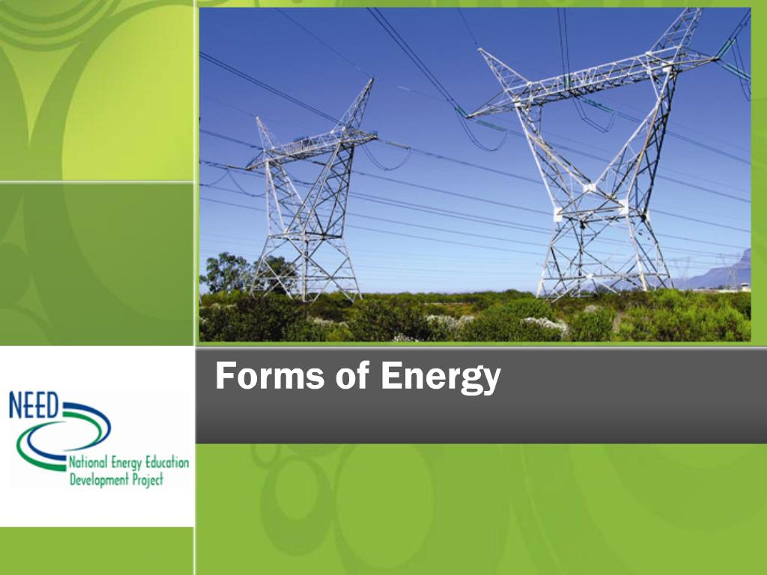 PPT - Forms of Energy PowerPoint Presentation, free download - ID:1302525