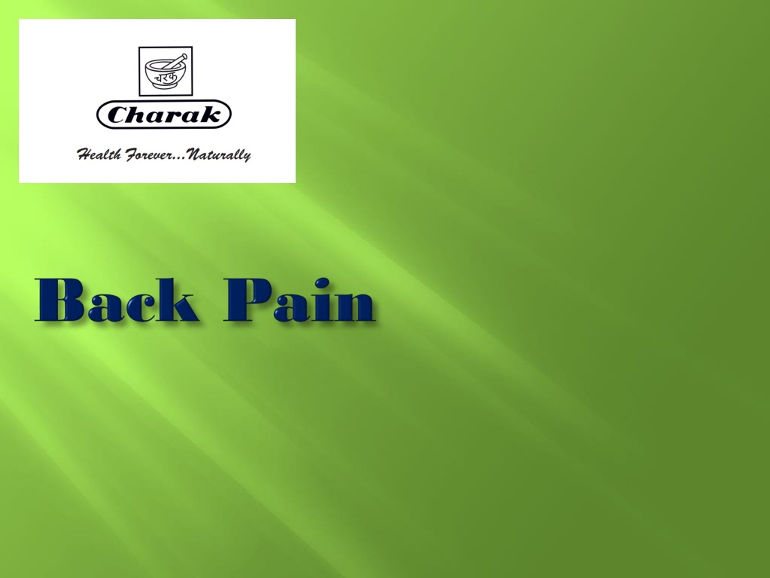 PPT - Back Pain PowerPoint Presentation, free download - ID:1313087