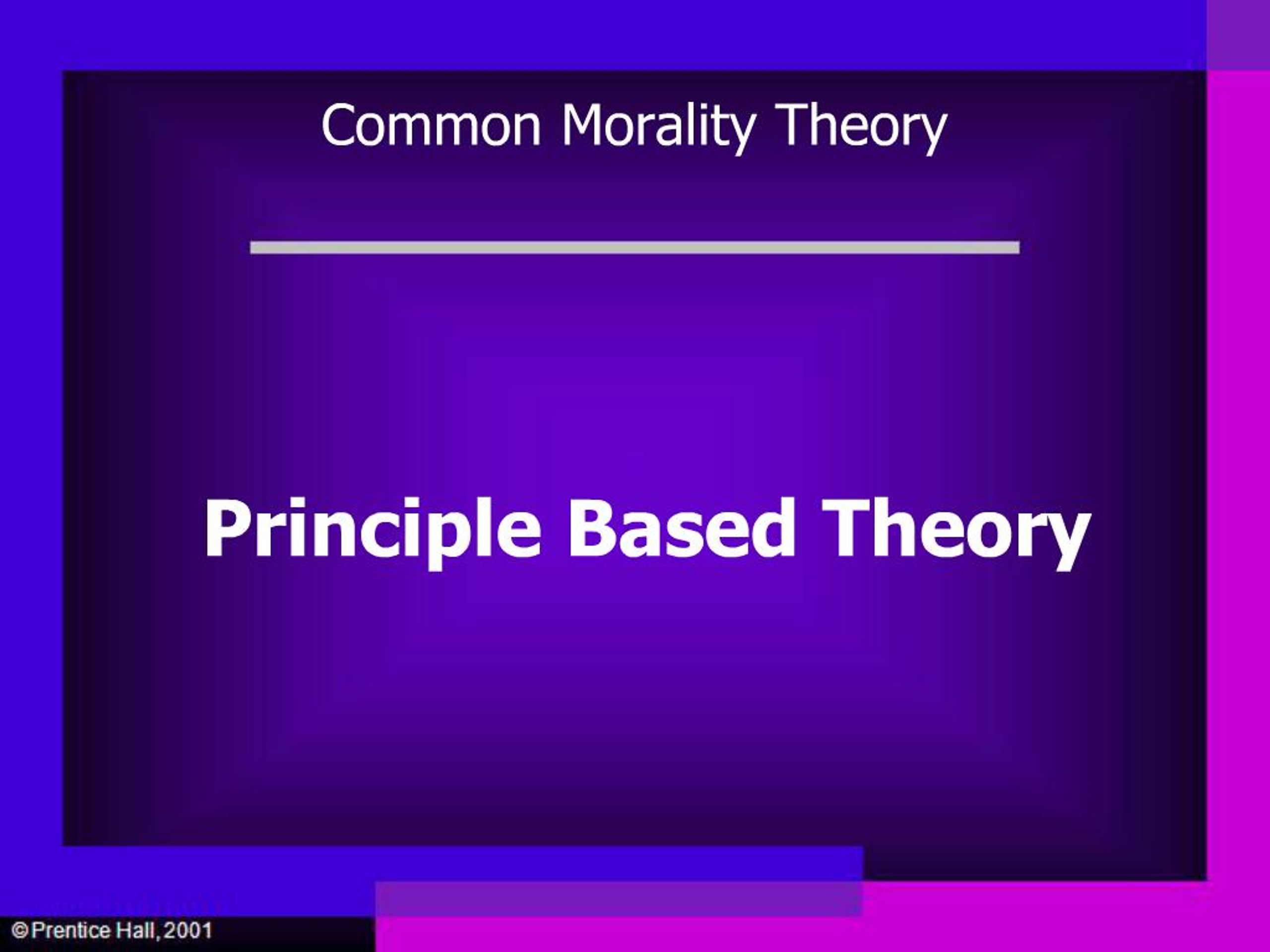 PPT - Principle Based Theory PowerPoint Presentation, free download ...