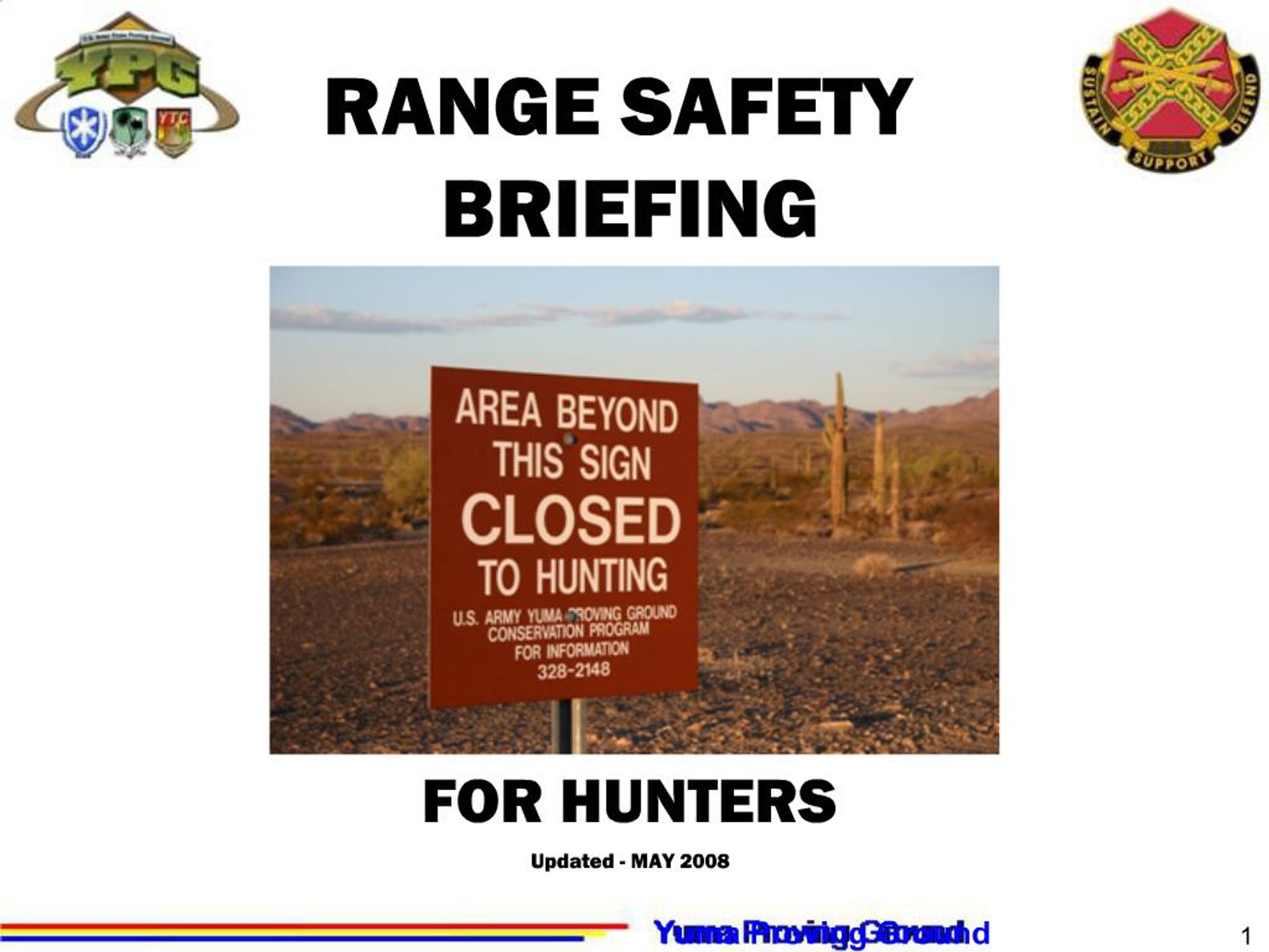 PPT - RANGE SAFETY BRIEFING PowerPoint Presentation, free download - ID ...